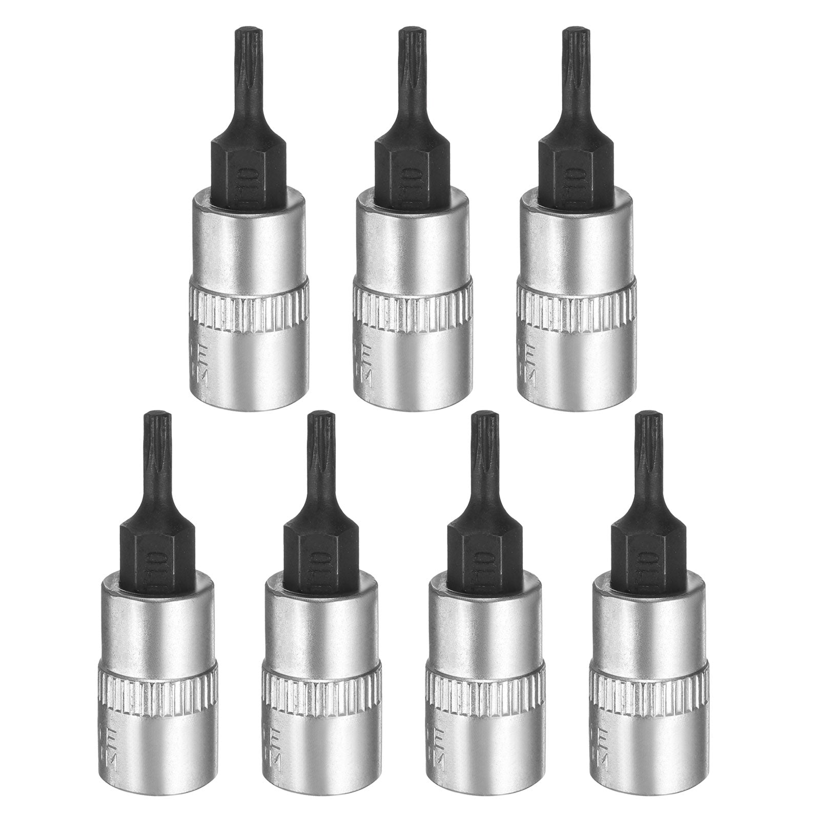 7pcs T10 Torx Bit Socket 1/4" Square Drive Star 6 Point Extension ...