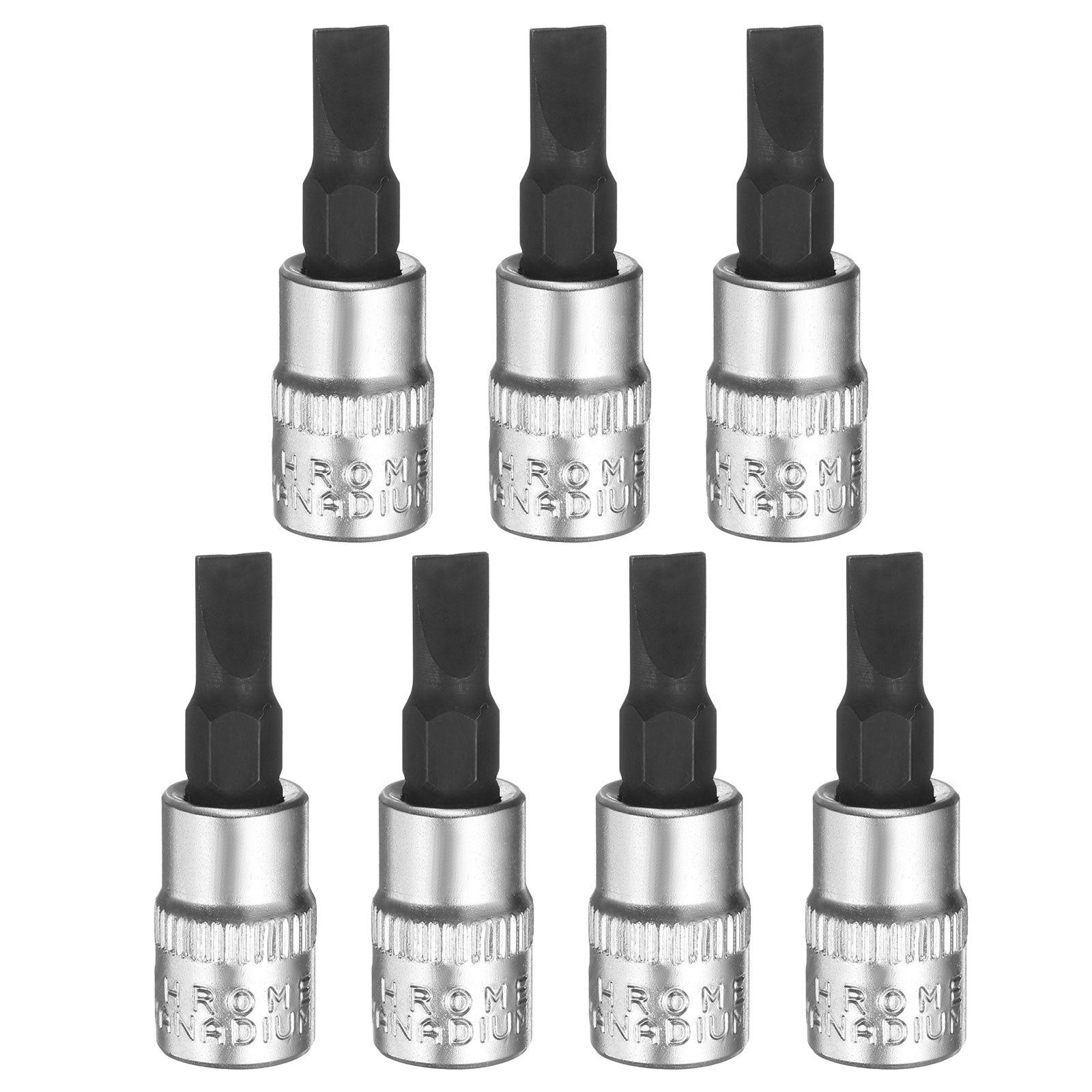 7pcs FD5.5 Slotted Bit Socket 1/4" Square Drive Extension Impact Bit ...