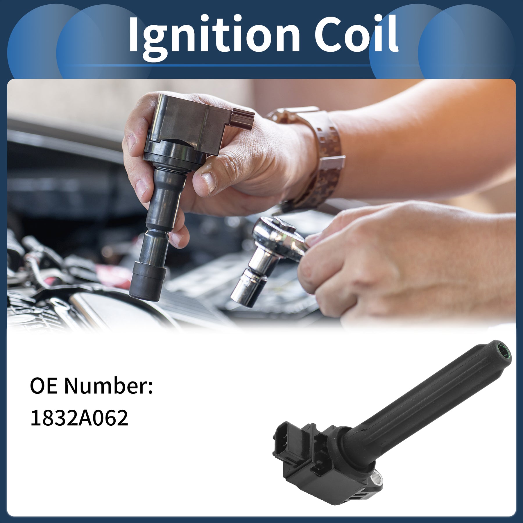 Ignition Coil Ignition Coil Pack No.1832A062 for Mitsubishi Mirage 1.2L ...