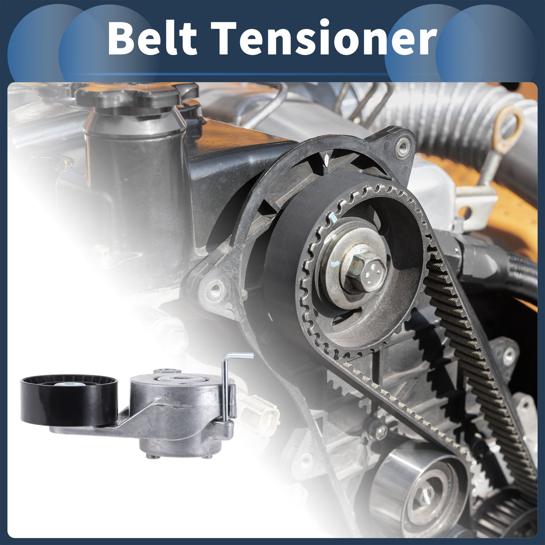 Belt Tensioner Drive Belt Tensioner Pulley Assembly for Ssangyong ...