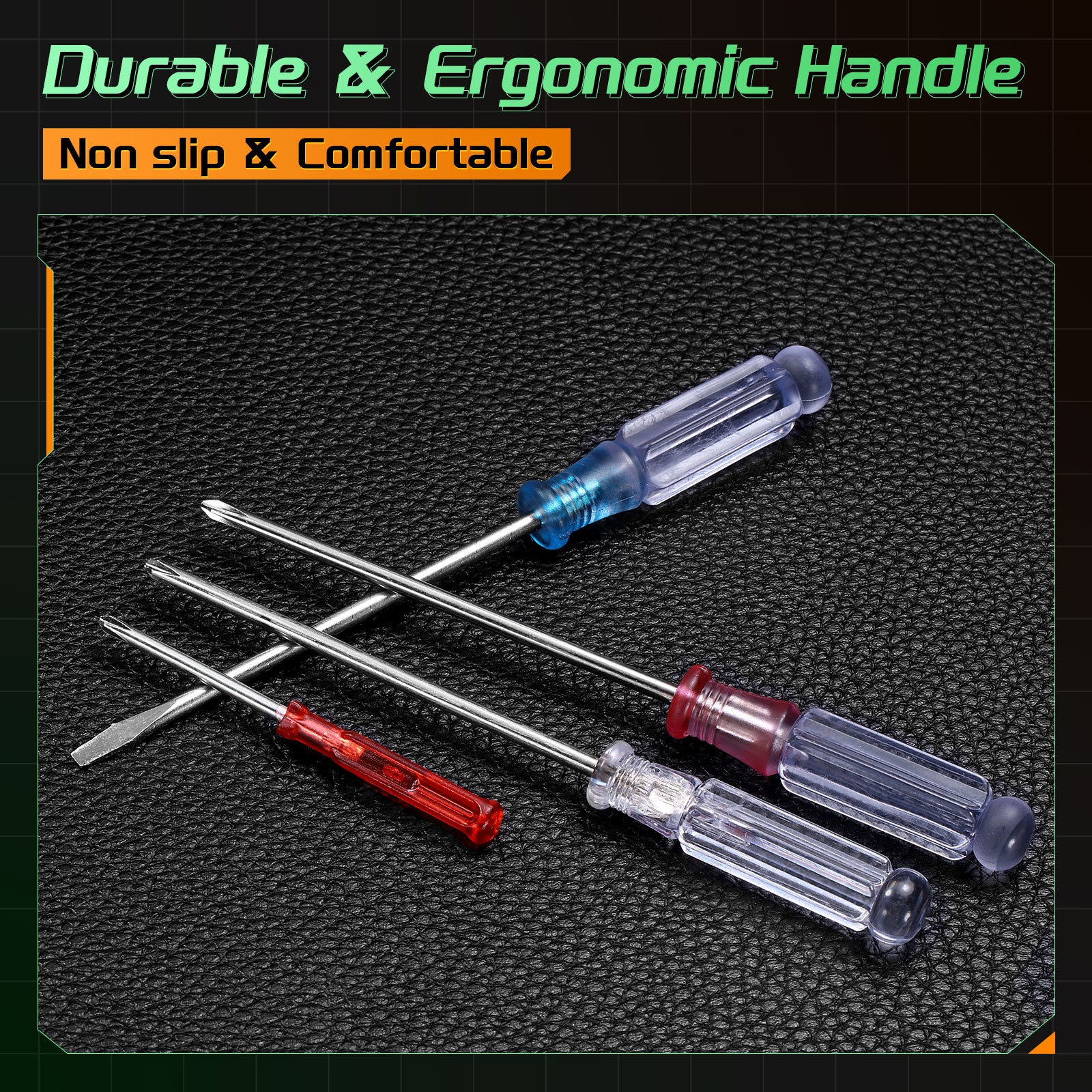 8pcs SL3.0 Mini Flat Head Screwdriver 3.62" Screwdrivers Carbon Steel ...