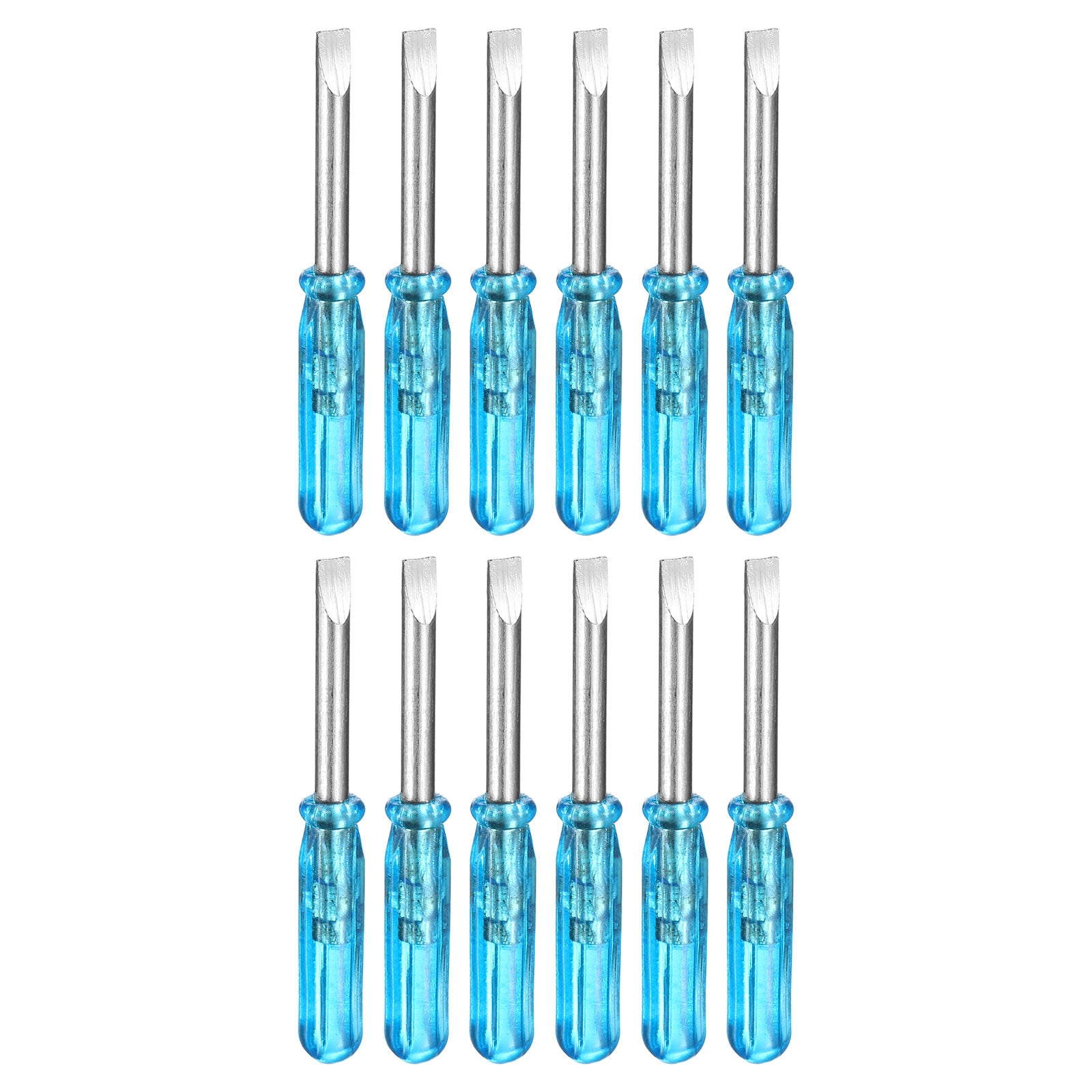 12pcs SL3.0 Mini Flat Head Screwdriver 1.77" Length Screwdrivers 1 ...