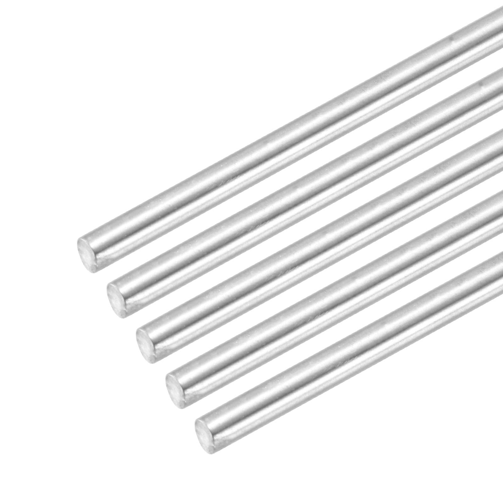 304 Stainless Steel Round Rods, 9.5mm x 152mm Solid Shaft Rods, Pack of ...