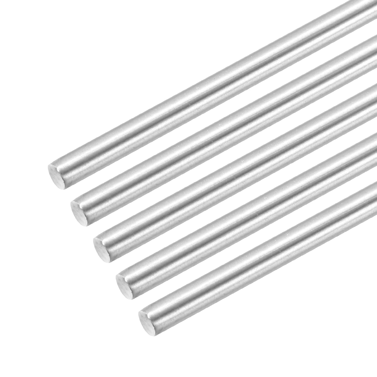 304 Stainless Steel Round Rods, 4mm x 305mm Solid Shaft Rods, Pack of 5 ...