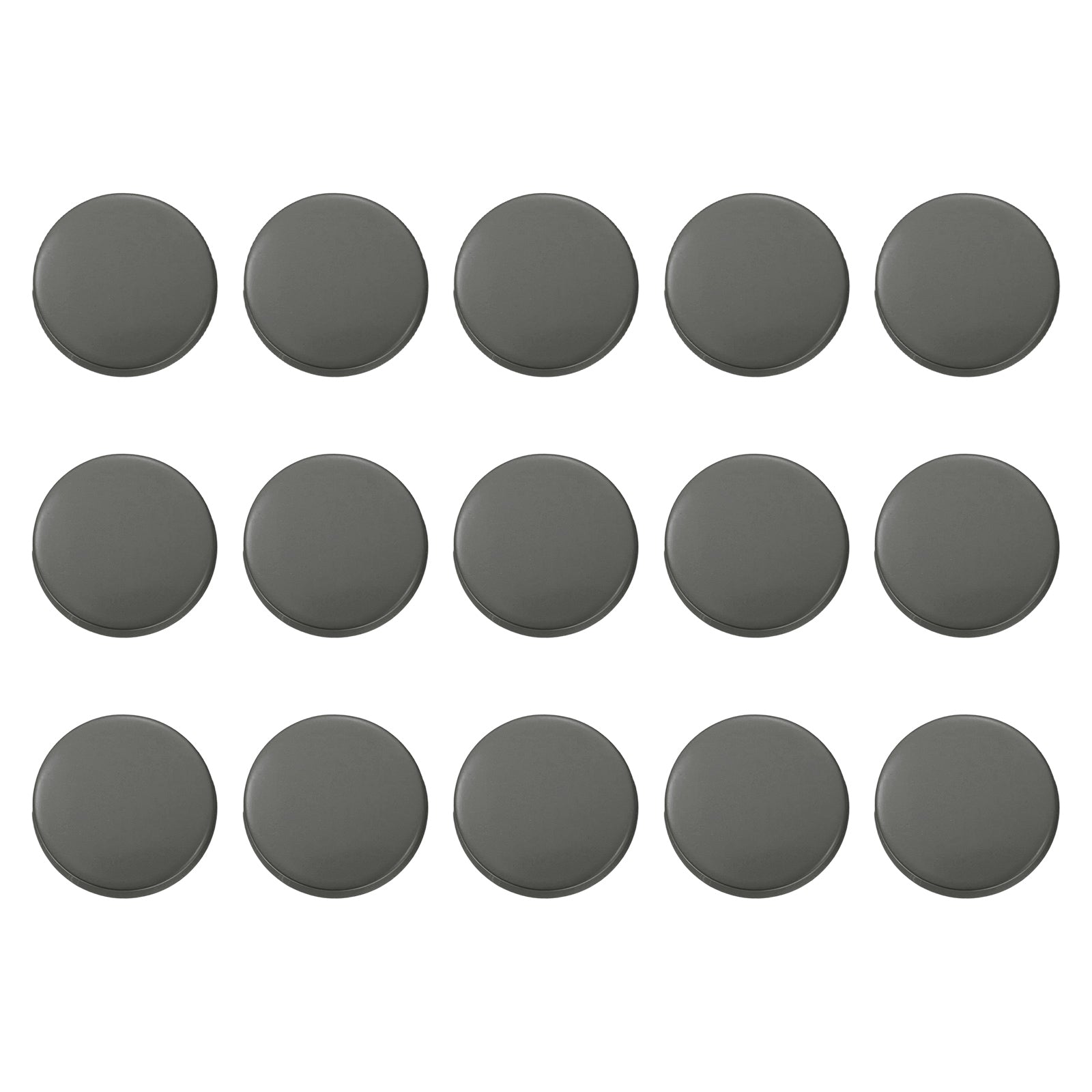 15pcs Metal Round Buttons 12mm Alloy Flat Sewing Buttons, Gunmetal ...