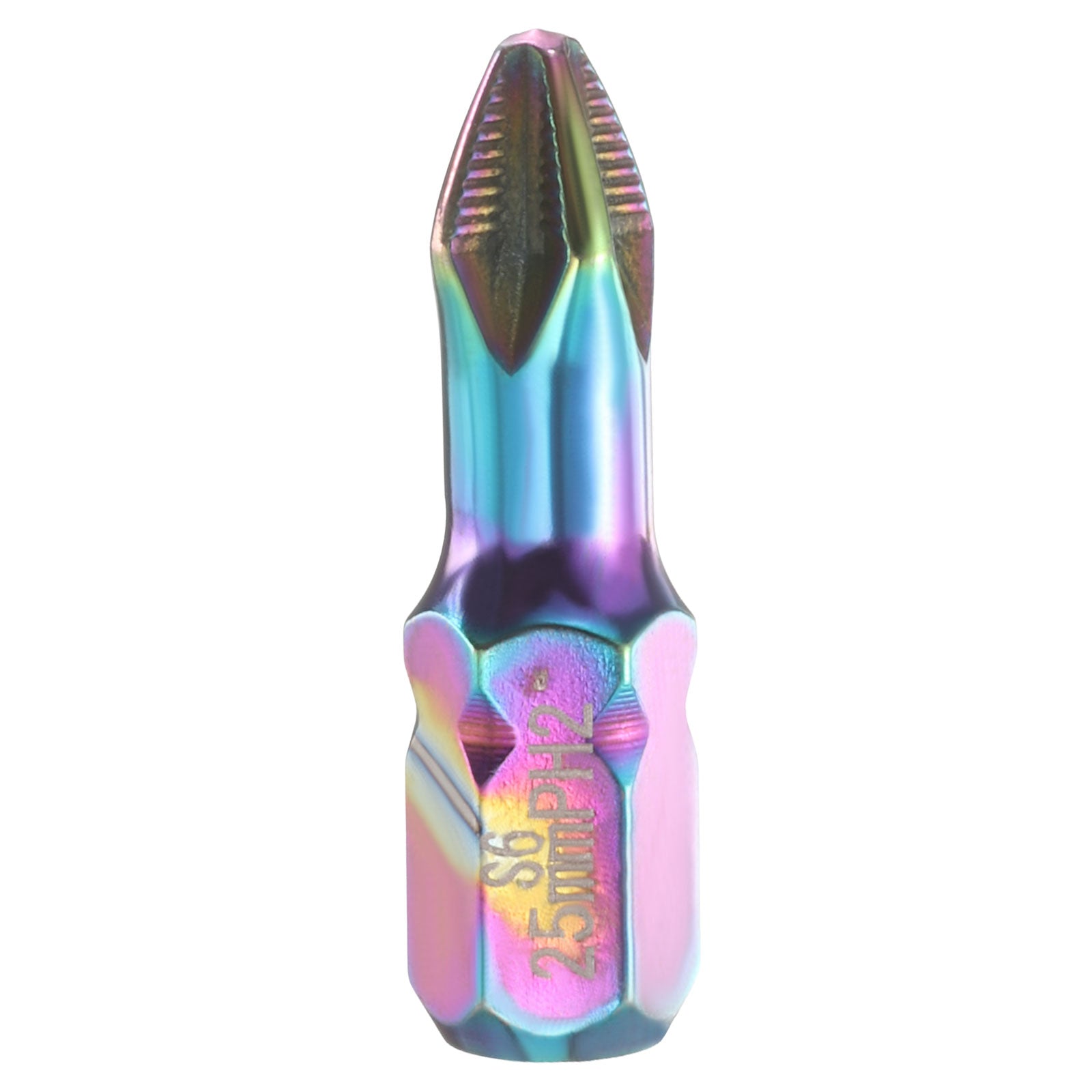 Anti Slip Phillips Screwdriver Bit PH2 1/4" Shank 1" Long Magnetic S6 ...