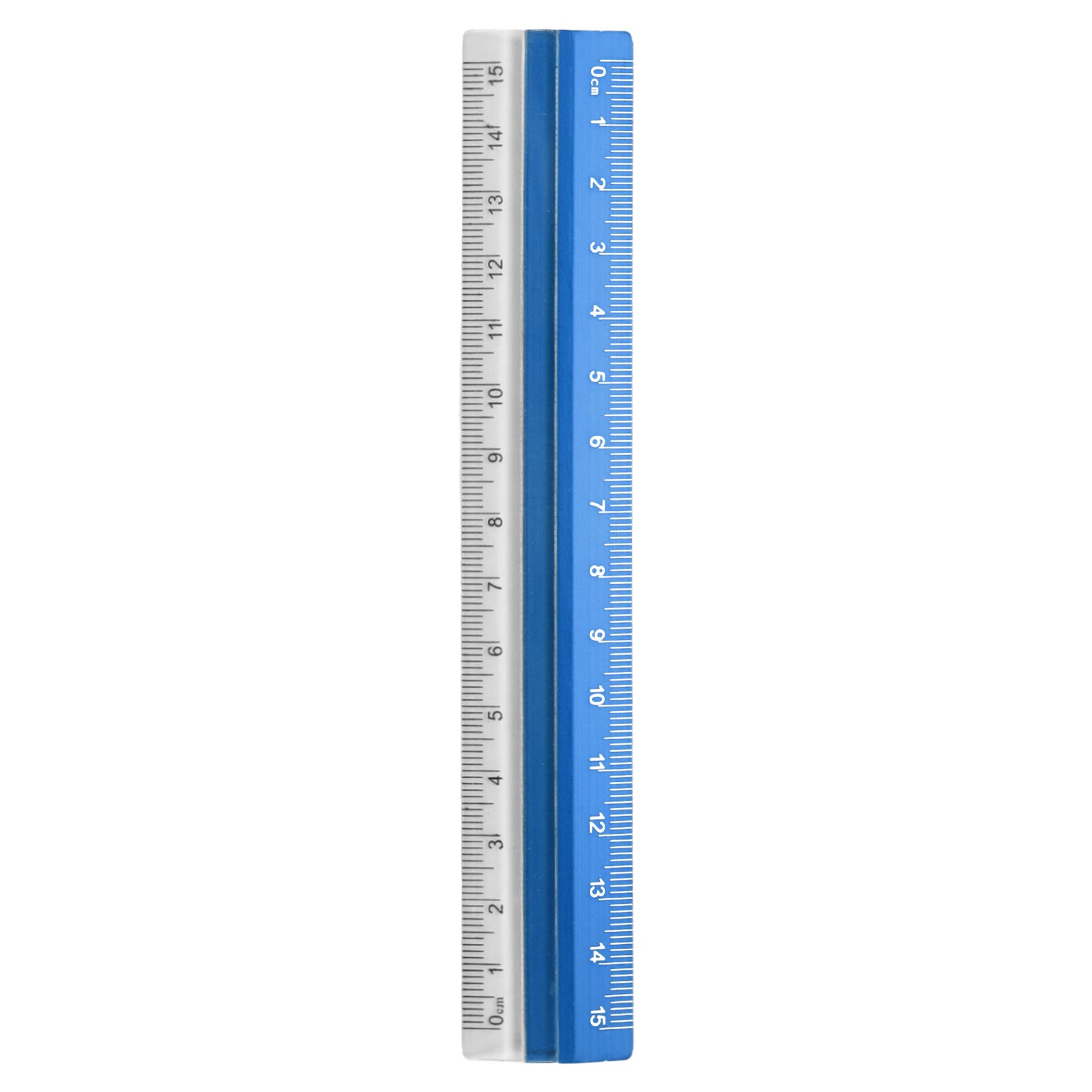 Straight Ruler 15cm Metric Plastic Aluminum Alloy Ruler for Office ...