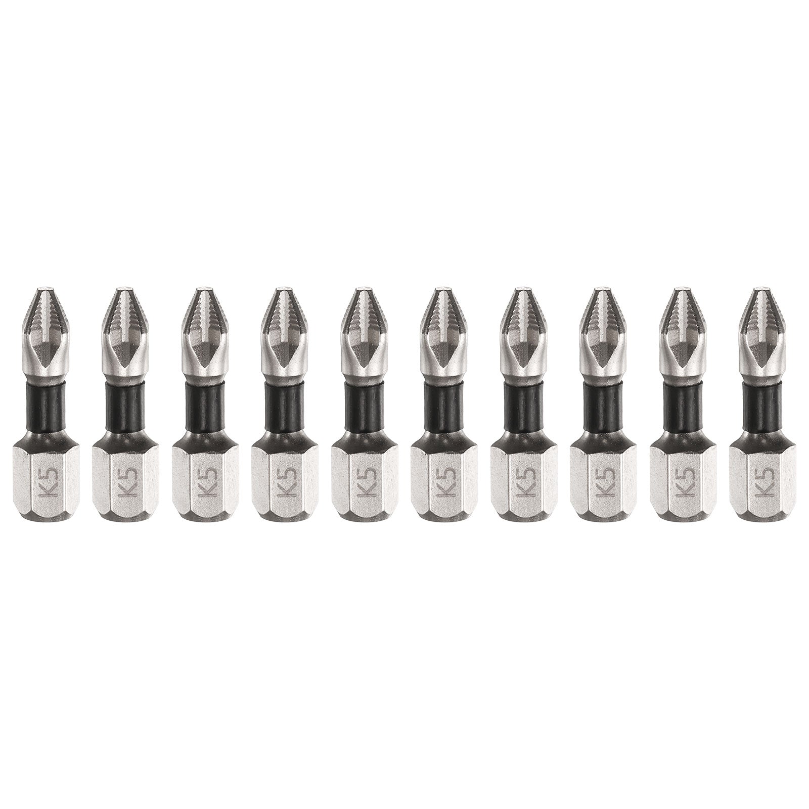 10pcs Anti Slip Phillips Impact Screwdriver Bit PH2 1/4" Hex Shank 1 ...