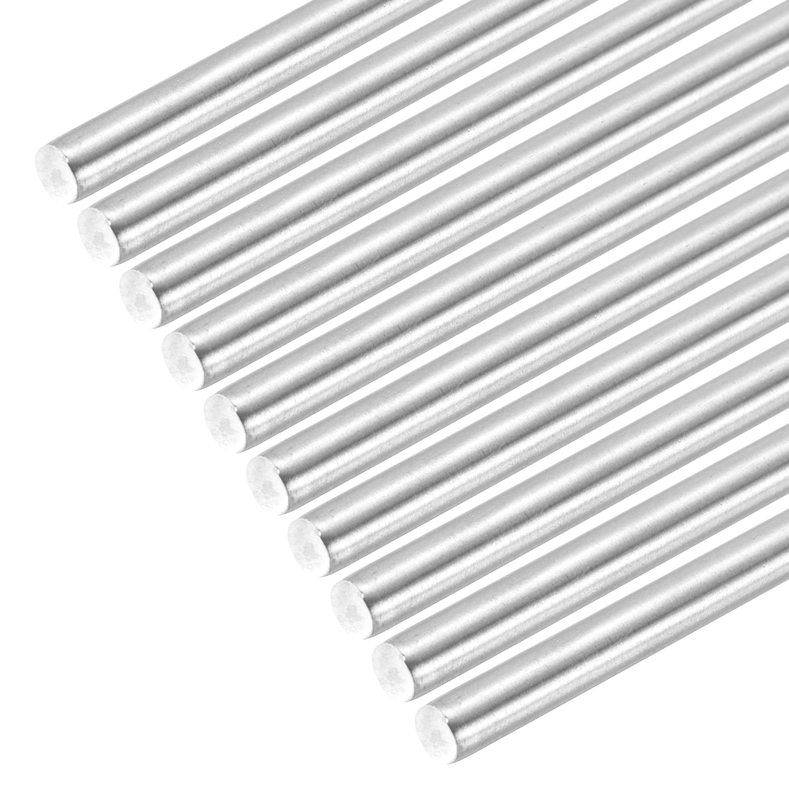 16pcs 304 Stainless Steel Round Rods, 6mm x 350mm Solid Shaft Rods ...