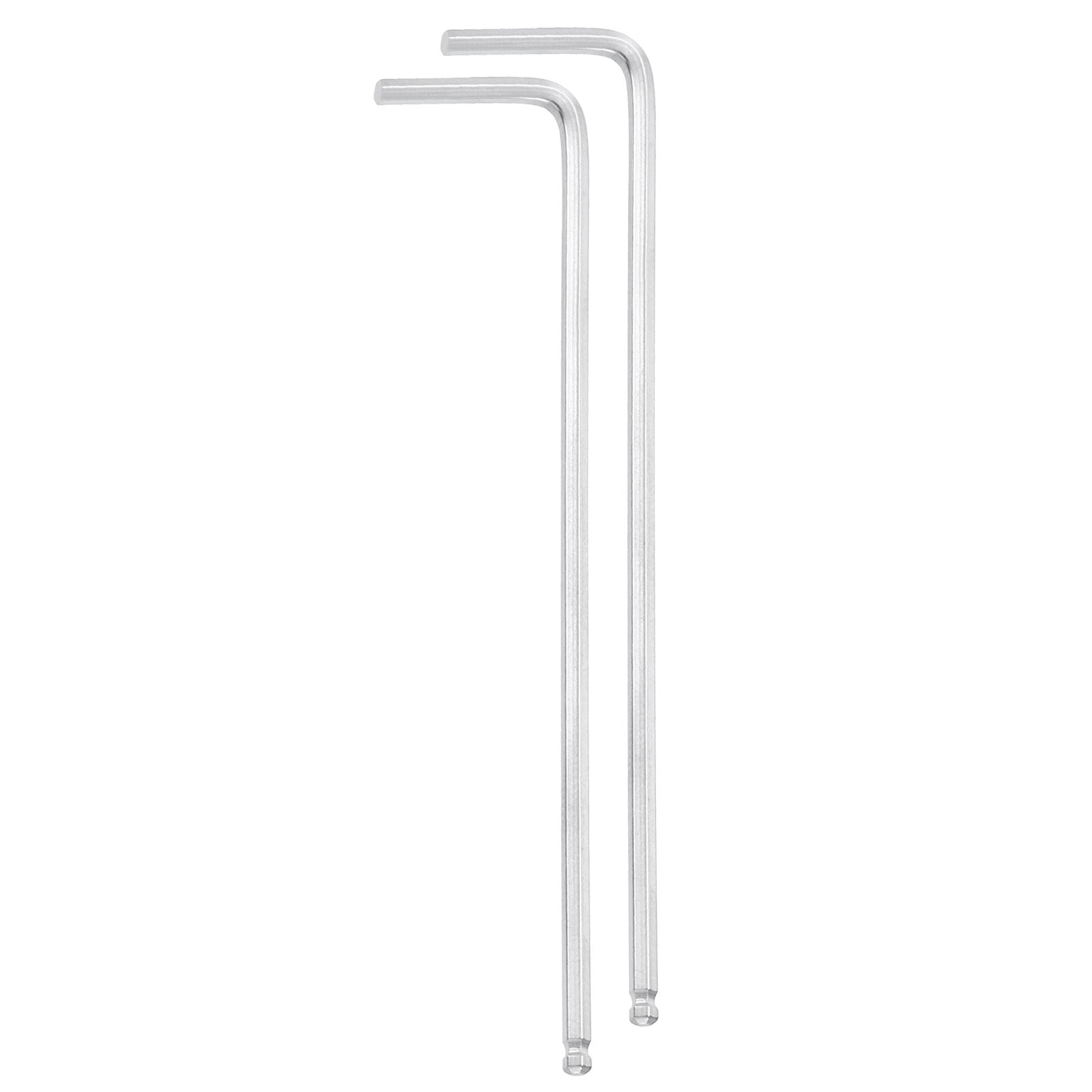 2pcs Ball End Hex Key Wrench 2mm CR-V Steel L-Shape Hexagon Metric ...