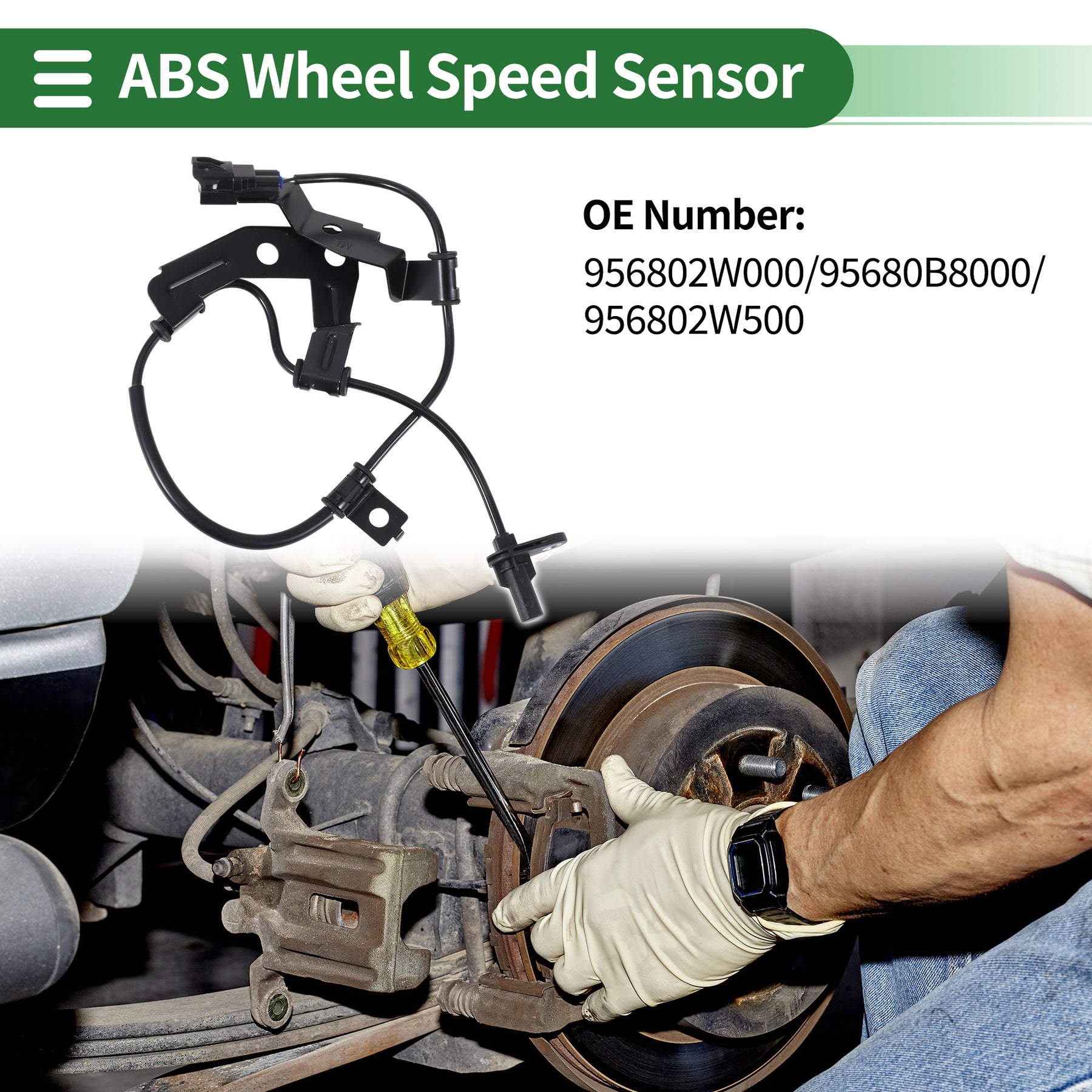 ABS Wheel Speed Sensor ABS Sensor Anti-lock Braking System Sensor No ...