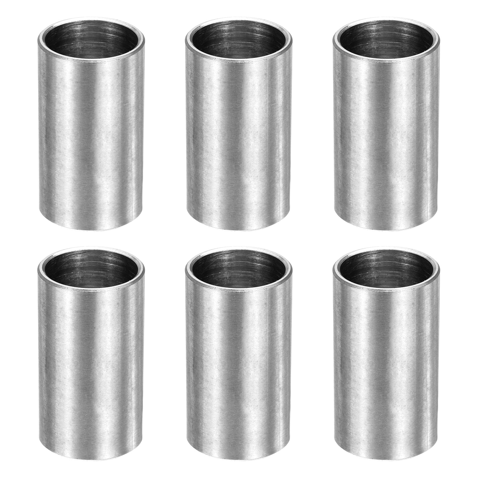 6pcs M12 304 Stainless Steel Spacers, 12mm IDx14mm ODx25mm Length ...