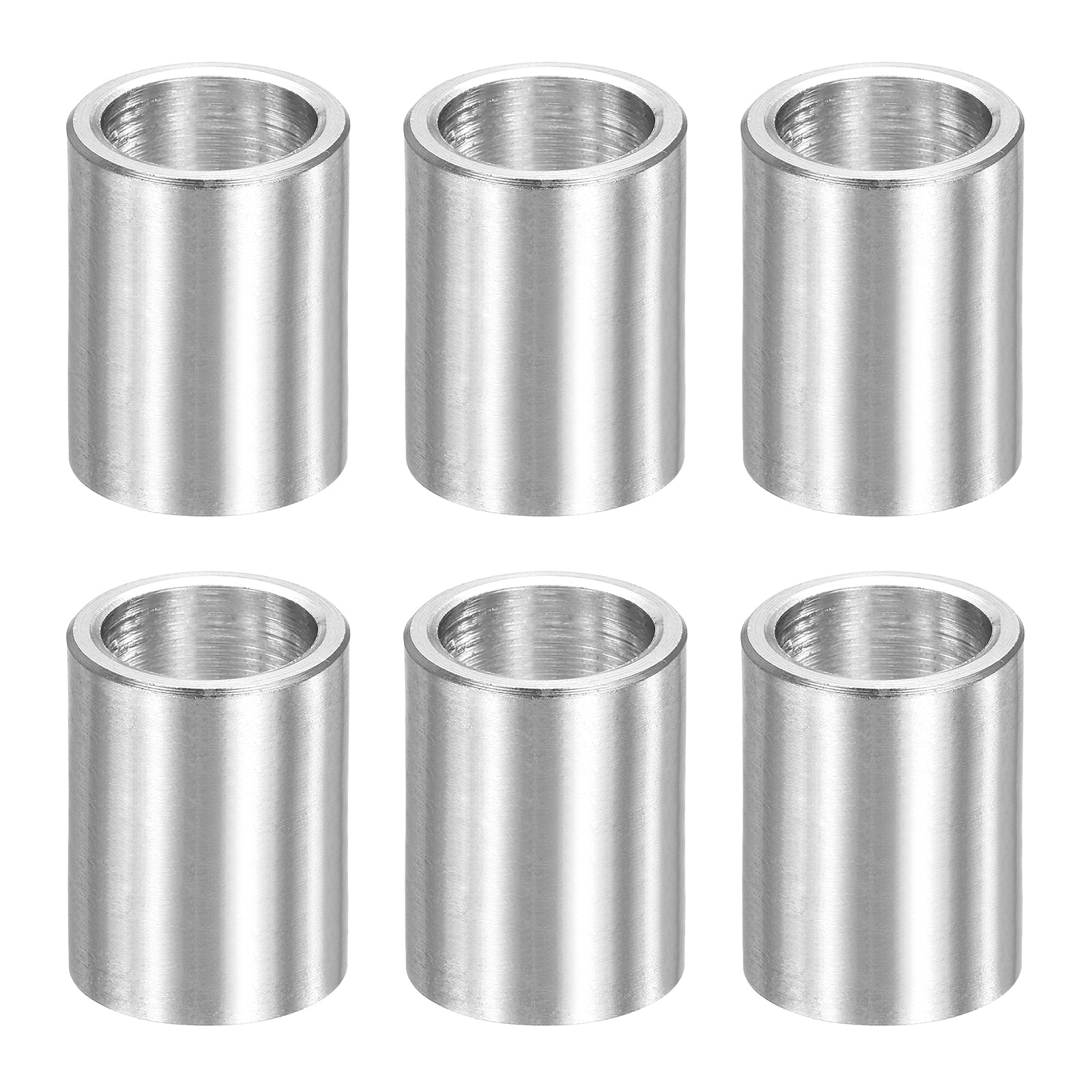 6pcs M12 304 Stainless Steel Spacers, 12mm IDx16mm ODx25mm Length ...