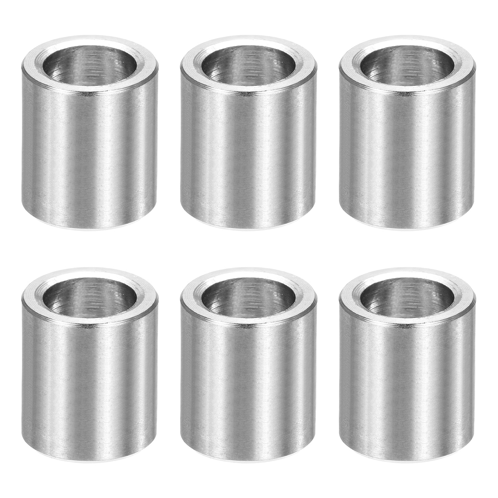 6pcs M12 304 Stainless Steel Spacers, 12mm IDx18mm ODx25mm Length ...