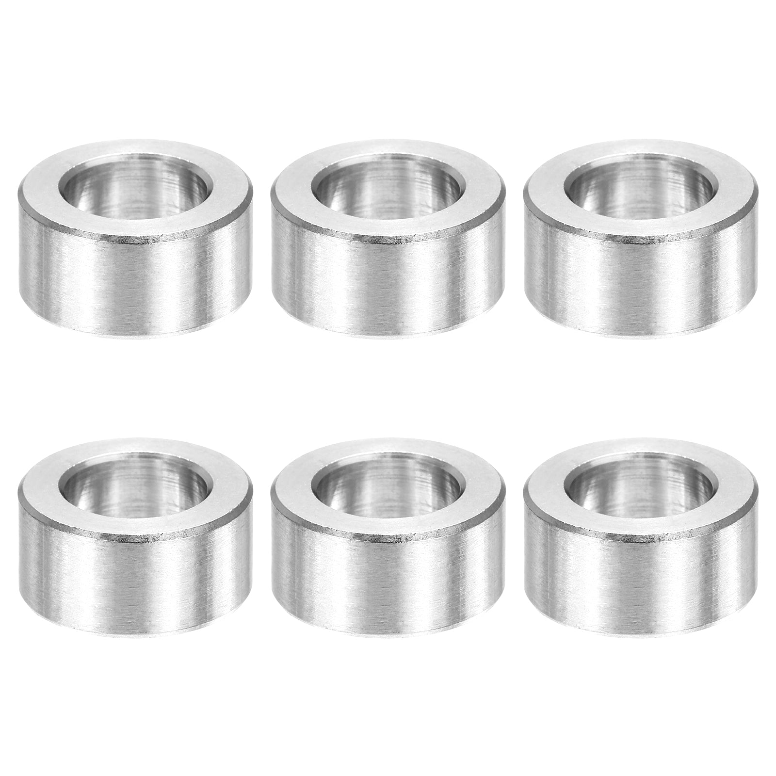 6pcs M12 304 Stainless Steel Spacers, 12mm IDx20mm ODx10mm Length ...