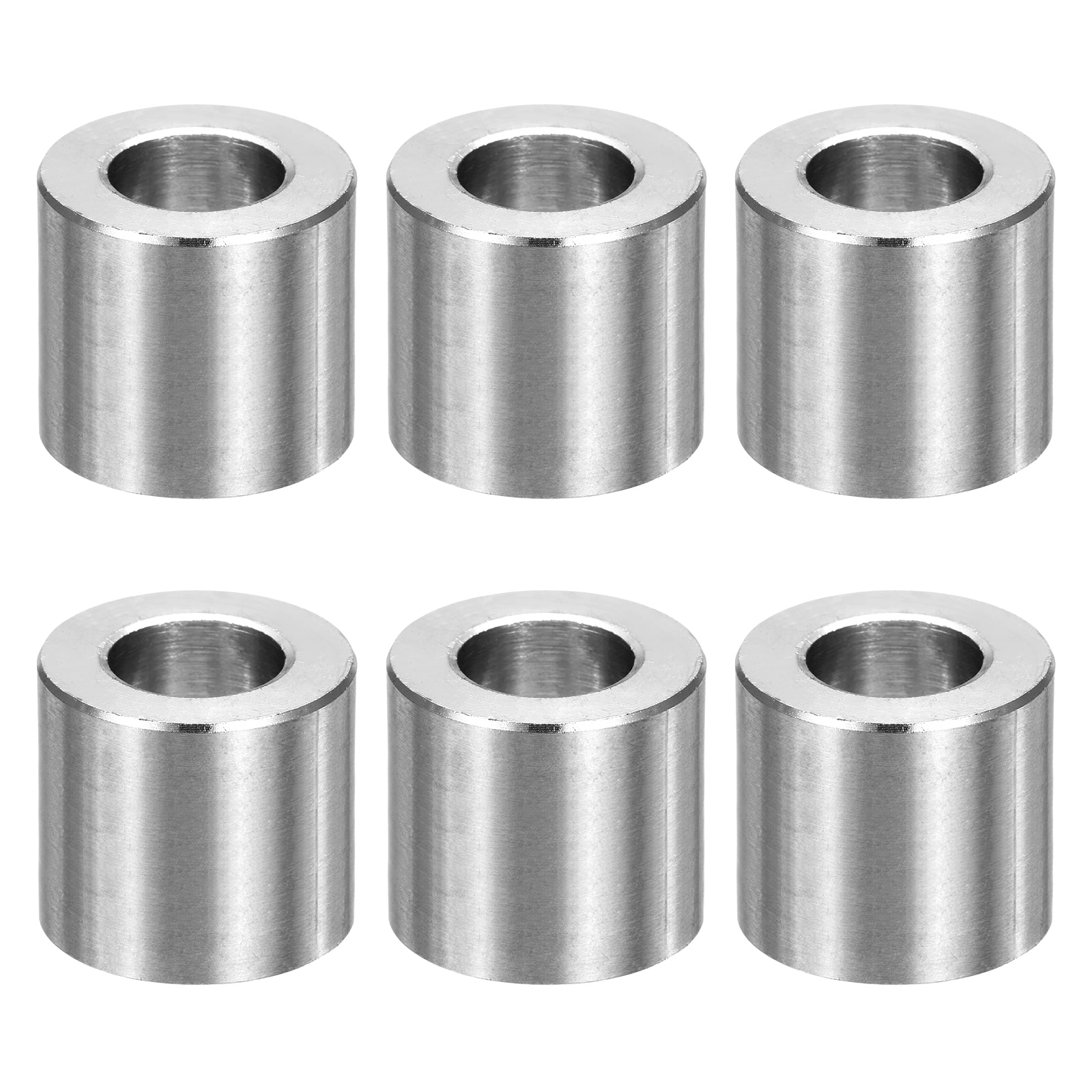 6pcs M12 304 Stainless Steel Spacers, 12mm IDx22mm ODx22mm Length ...