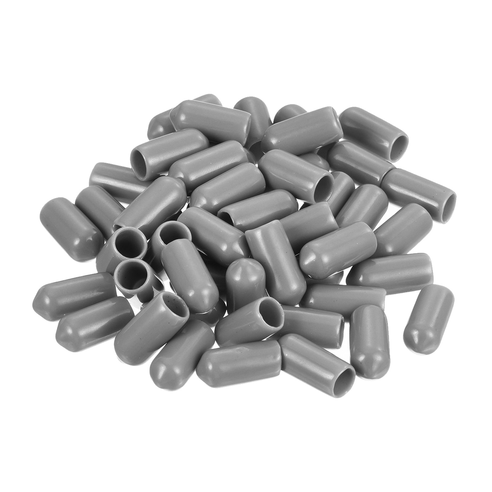 Uxcell 50pcs Rubber End Caps Protective Caps 6.5mm ID Screw Protectors ...