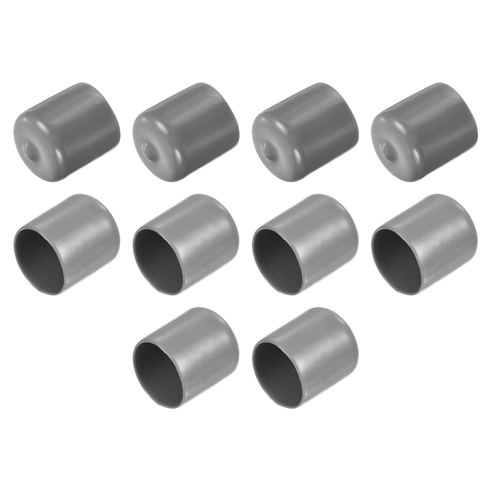 Uxcell 10pcs Rubber End Caps 23mm End Cap Screw Thread Protector Light ...