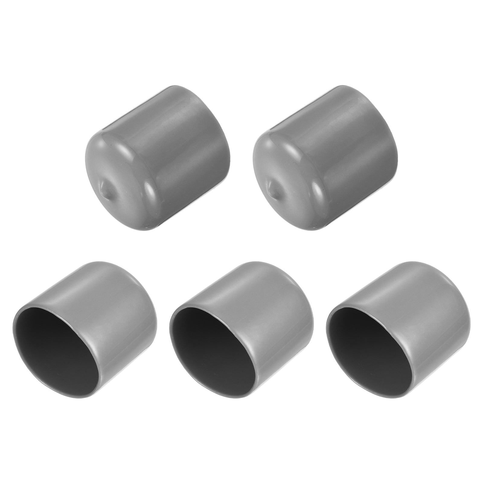 Uxcell 5pcs Rubber End Caps Protective Caps 30mm ID Vinyl PVC Round ...