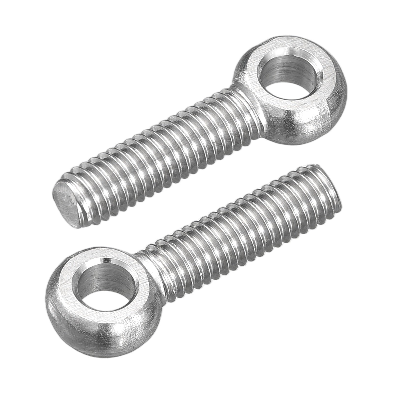 Uxcell 4Pcs M6 x 25mm Lifting Eye Bolts, 304 Stainless Steel Machinery ...