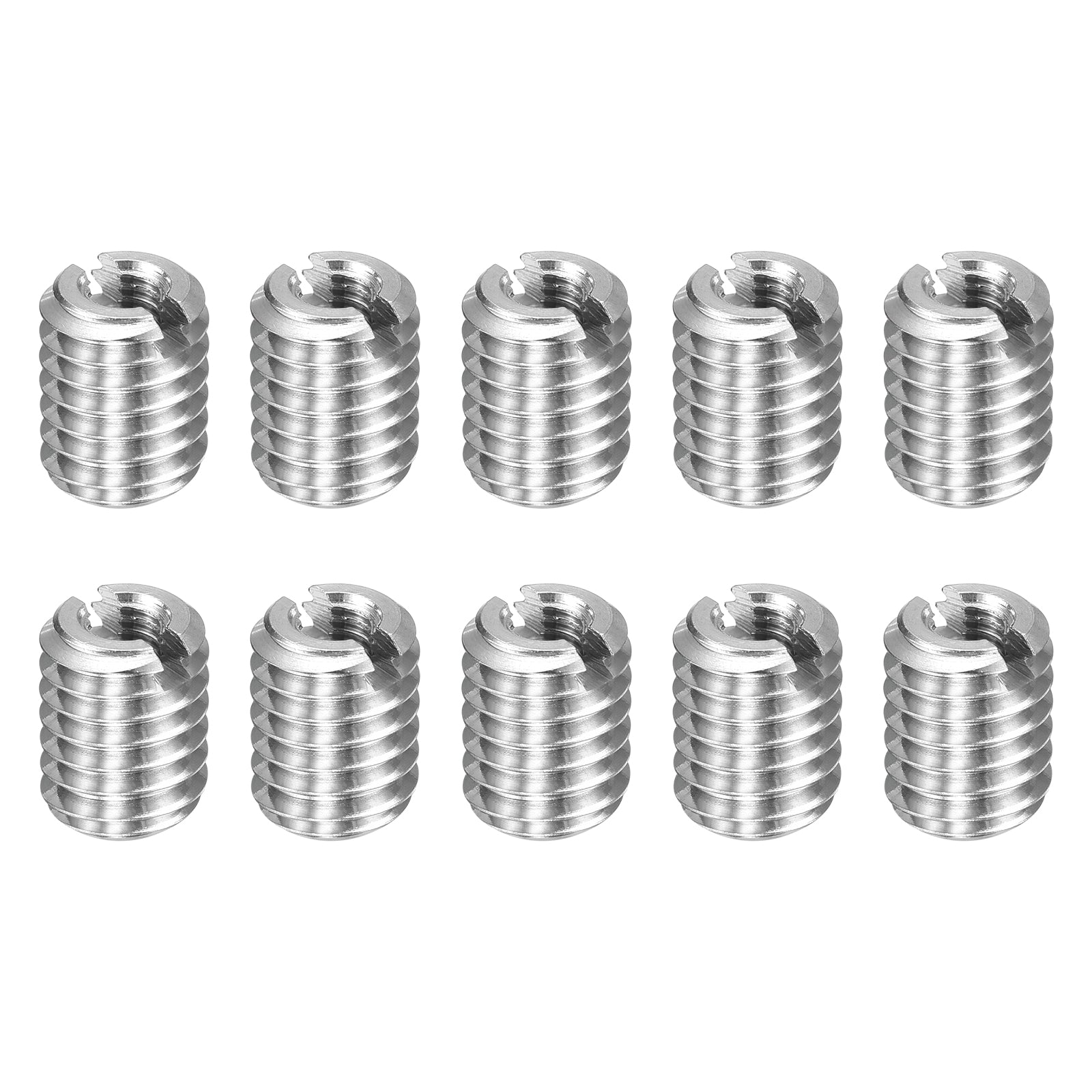 10pcs M6x1 Male to M3x0.5 Female Thread Repair Insert Reducing Nut 8mm ...