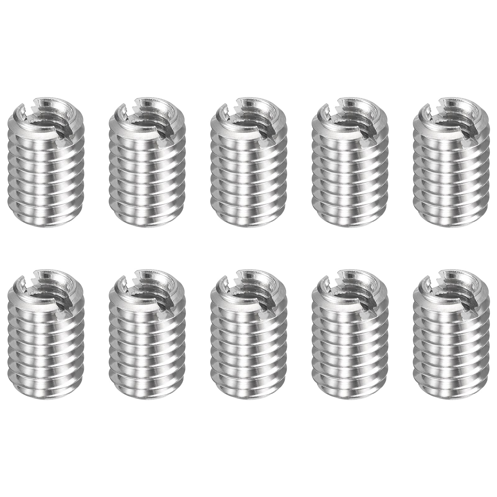 10pcs Thread Repair Inserts M6 x 1 Male to M4 x 0.7 Female Thread 9.5mm ...