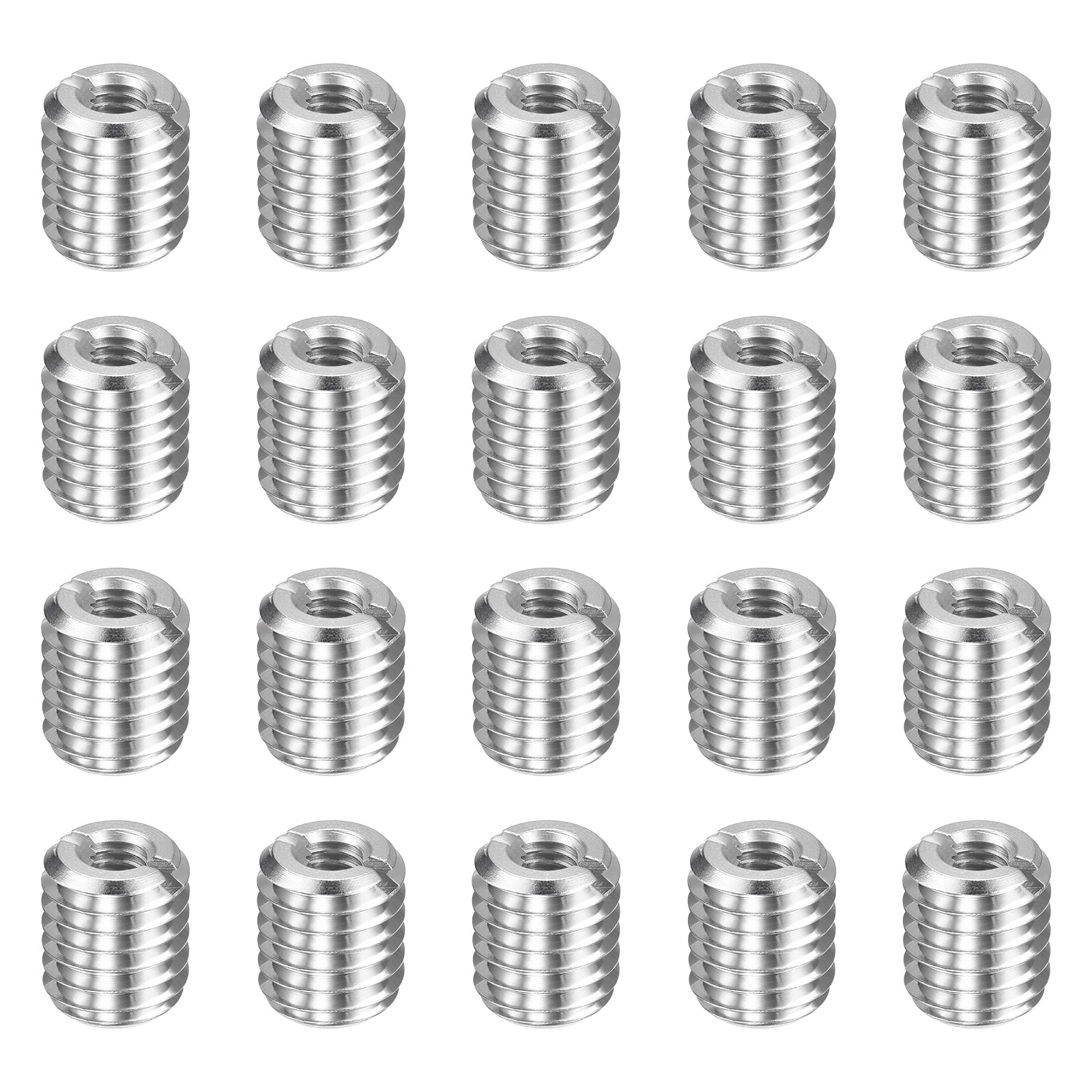 20pcs Thread Repair Inserts M8 x 1.25 Male to M4 x 0.7 Female Thread ...