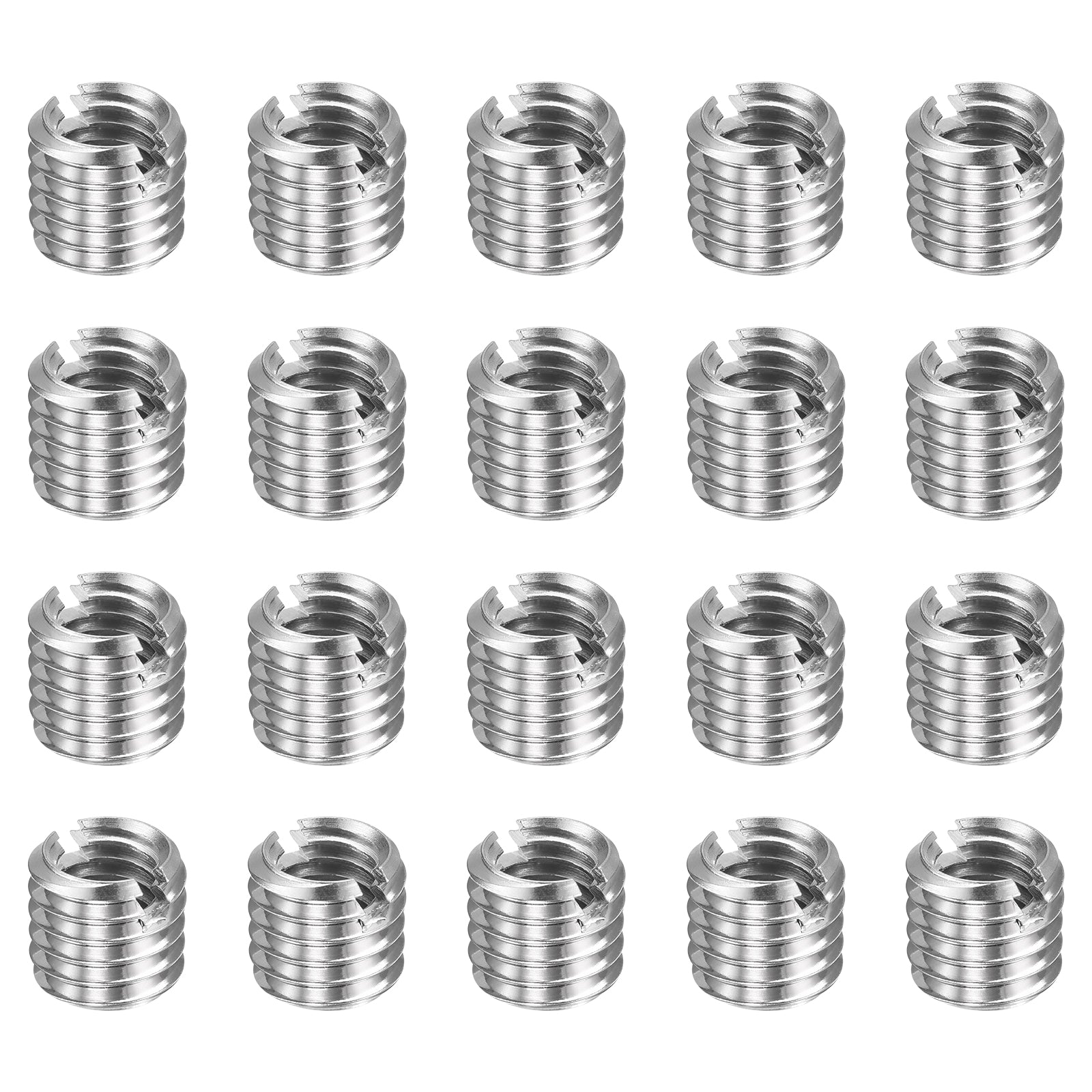 20pcs Thread Repair Inserts M8 x 1.25 Male to M6 x 1 Female Thread 8mm ...