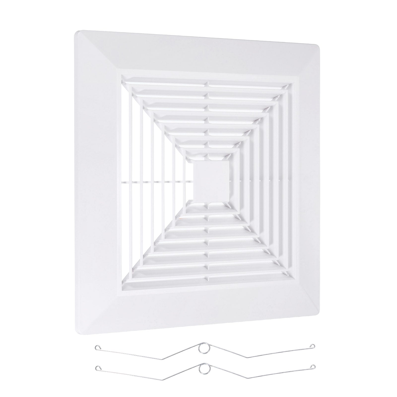 12x12 Inch Bathroom Exhaust Fan Cover, ABS Plastic Fan Grille Air ...