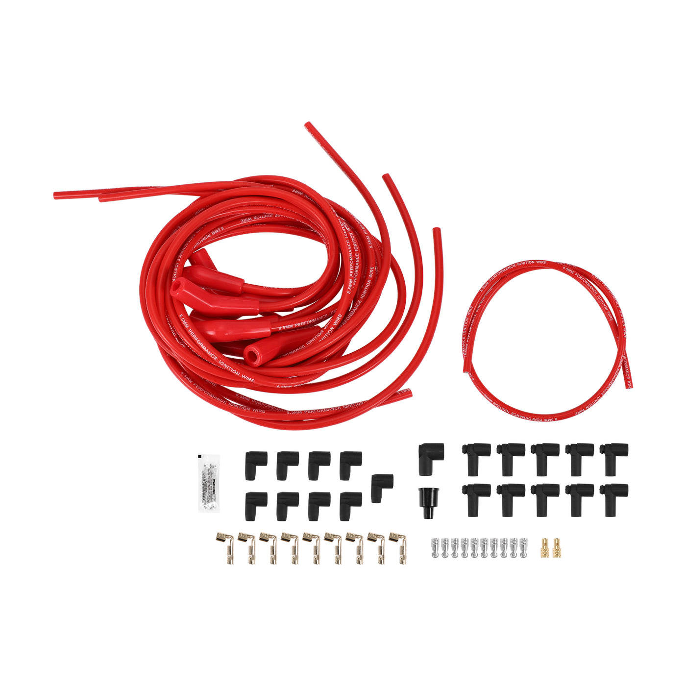 Spark Plug Wires for Chevy Big Block HEI 396 427 454 502 Red 8mm ...