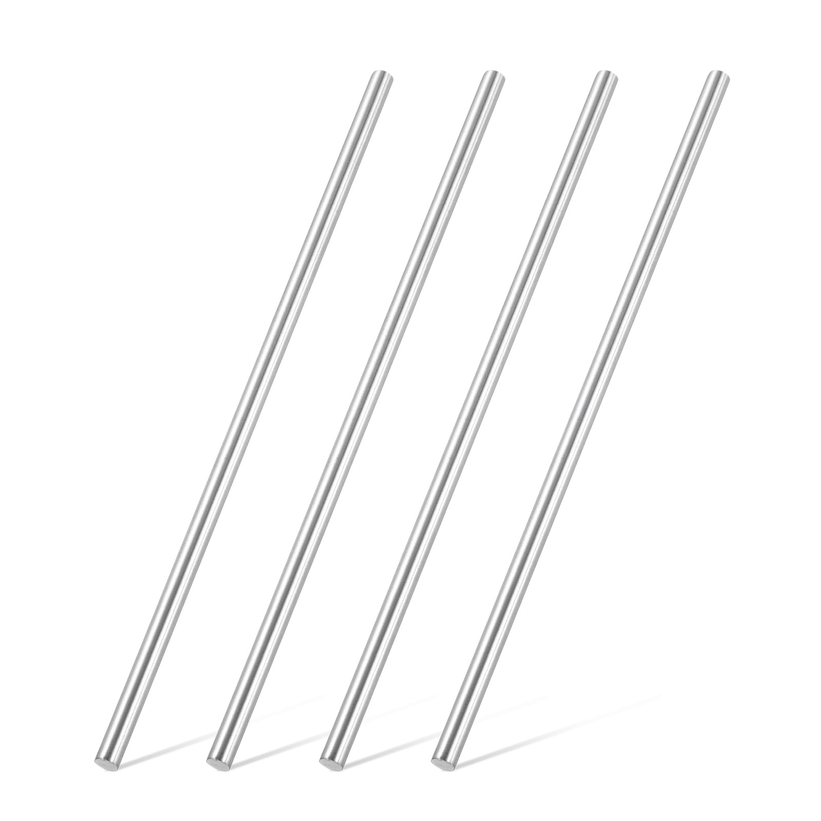 4Pcs 316 Stainless Steel Round Rod 6mm x 200mm Metal Solid Shaft Rods ...