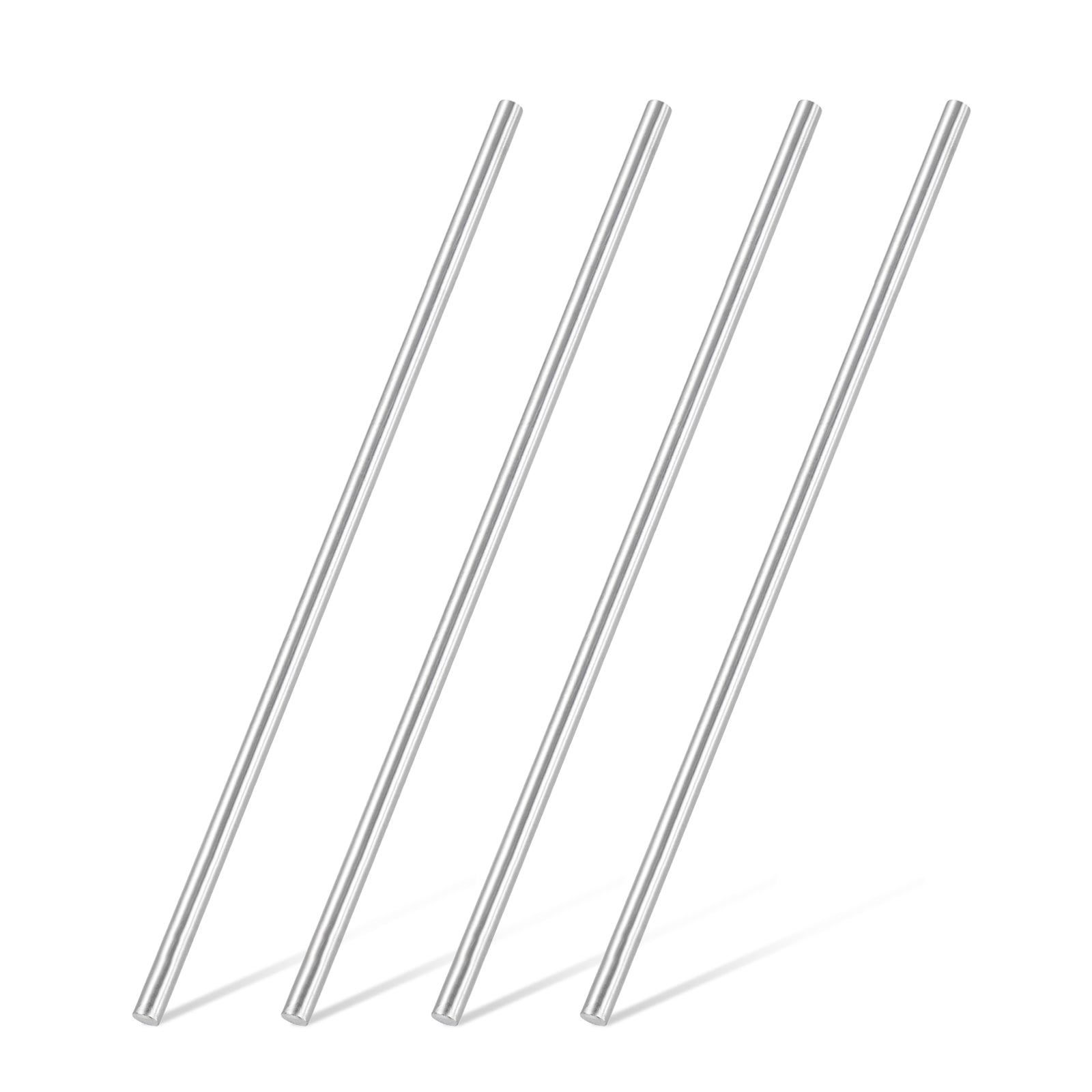 4Pcs 316 Stainless Steel Round Rod 8mm x 300mm Metal Solid Shaft Rods ...