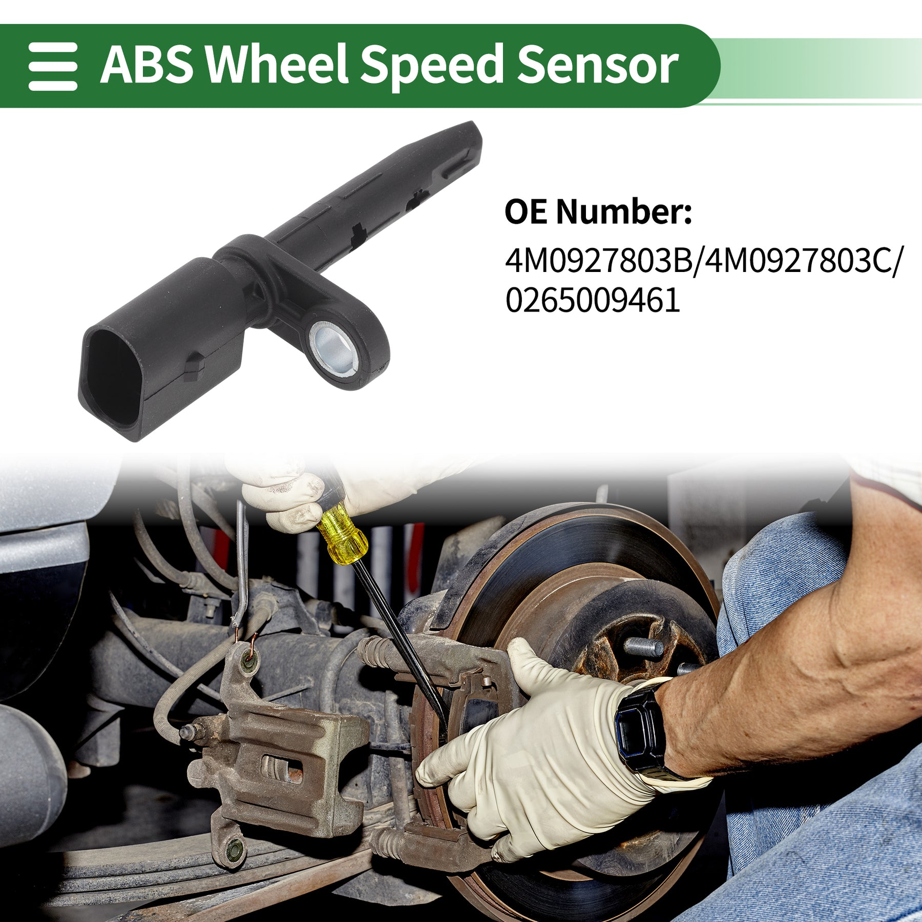 ABS Wheel Speed Sensor ABS Sensor Anti-lock Braking System Sensor No ...