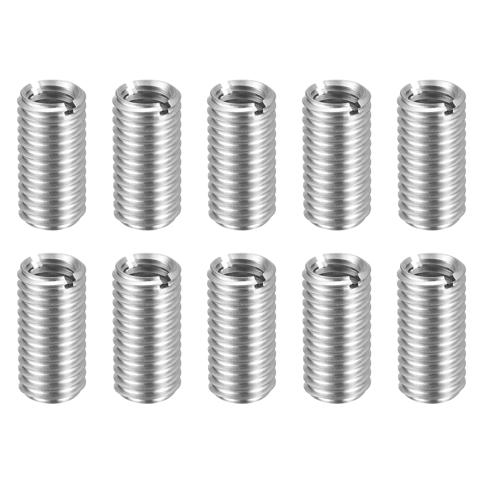 10pcs Thread Repair Inserts M10 x 1.5 Male to M8 x 1.25 Female Thread ...