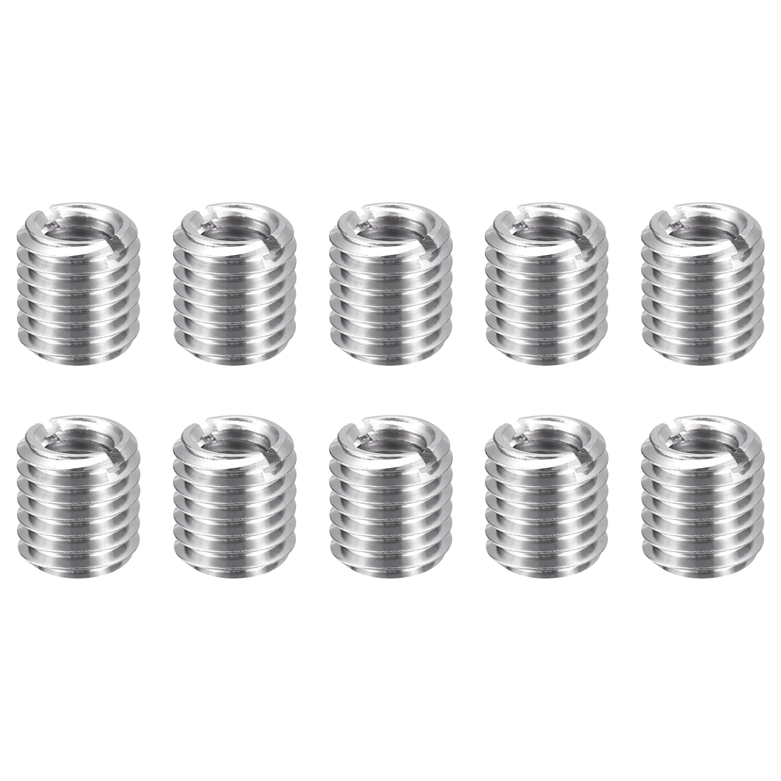 10pcs Thread Repair Inserts M12 x 1.75 Male to M8 x 1.25 Female Thread ...