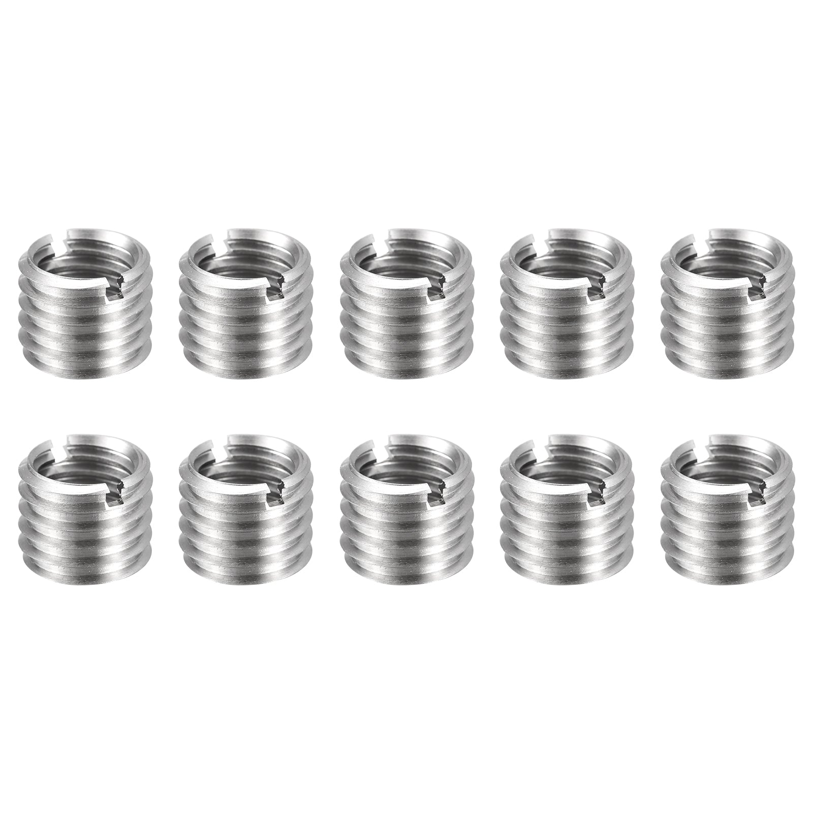 10pcs Thread Repair Inserts M12 x 1.75 Male to M10 x 1.5 Female Thread ...