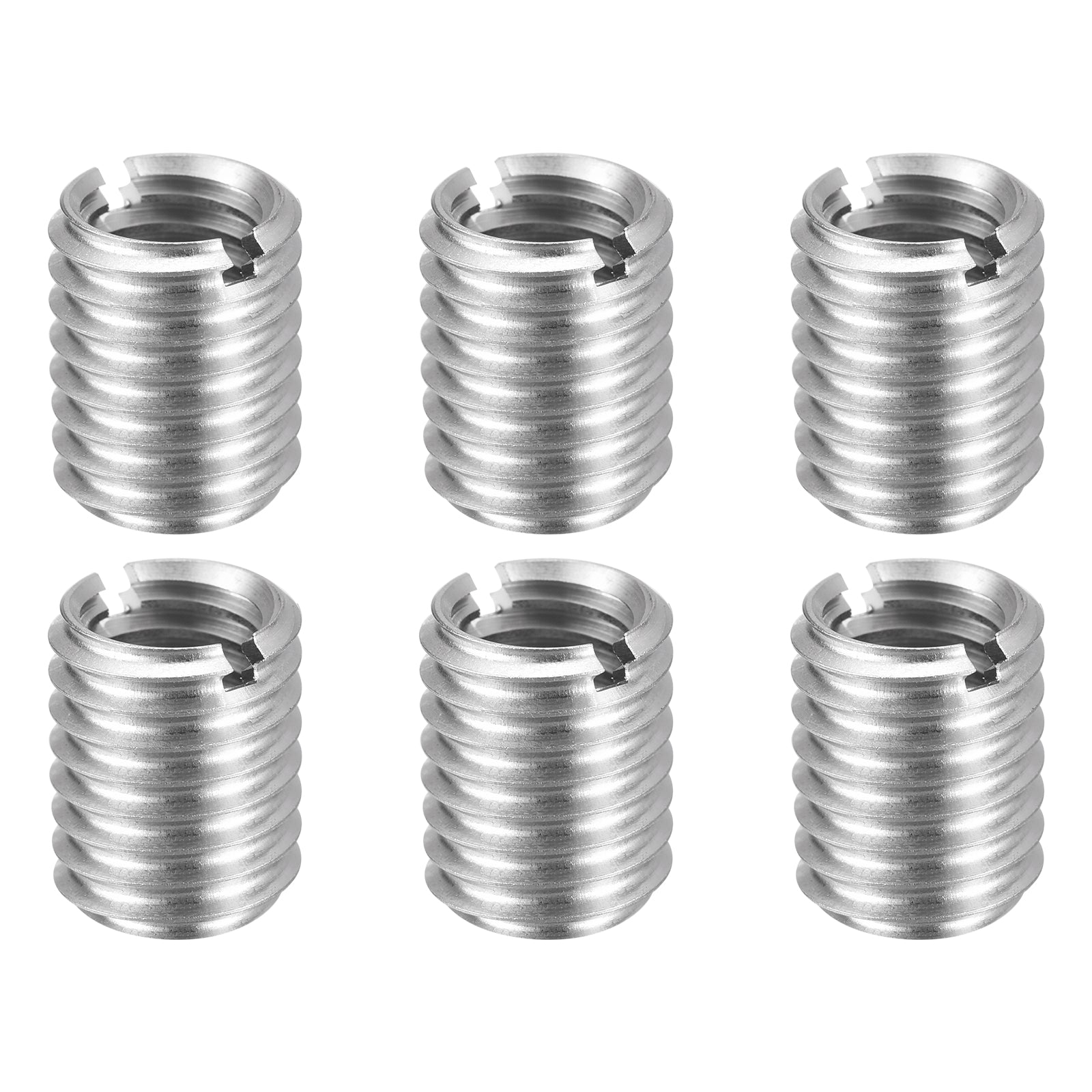 6pcs Thread Repair Inserts M10 x 1.5 Male to M8 x 1.25 Female Thread ...