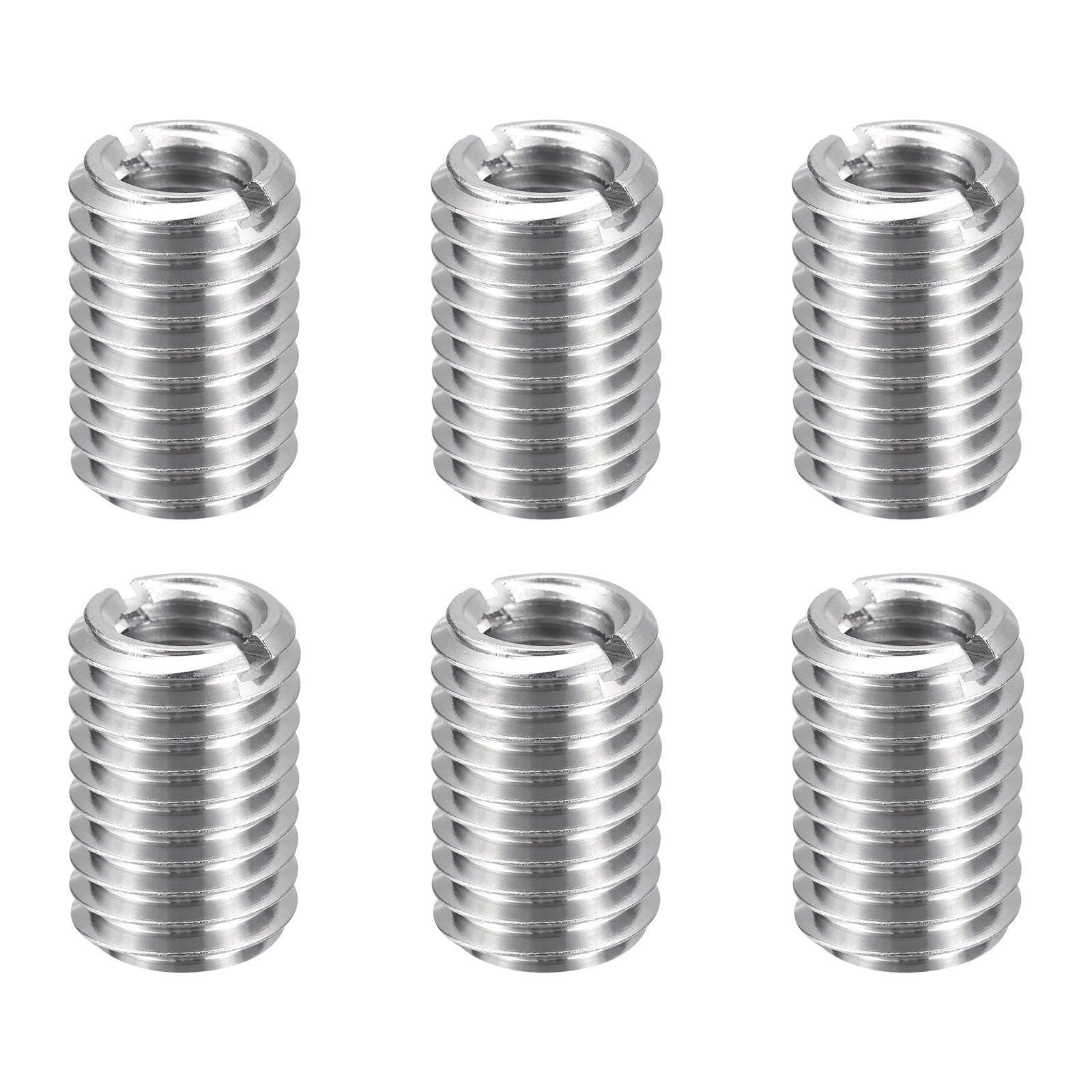 6pcs Thread Repair Inserts M12 x 1.75 Male to M8 x 1.25 Female Thread ...