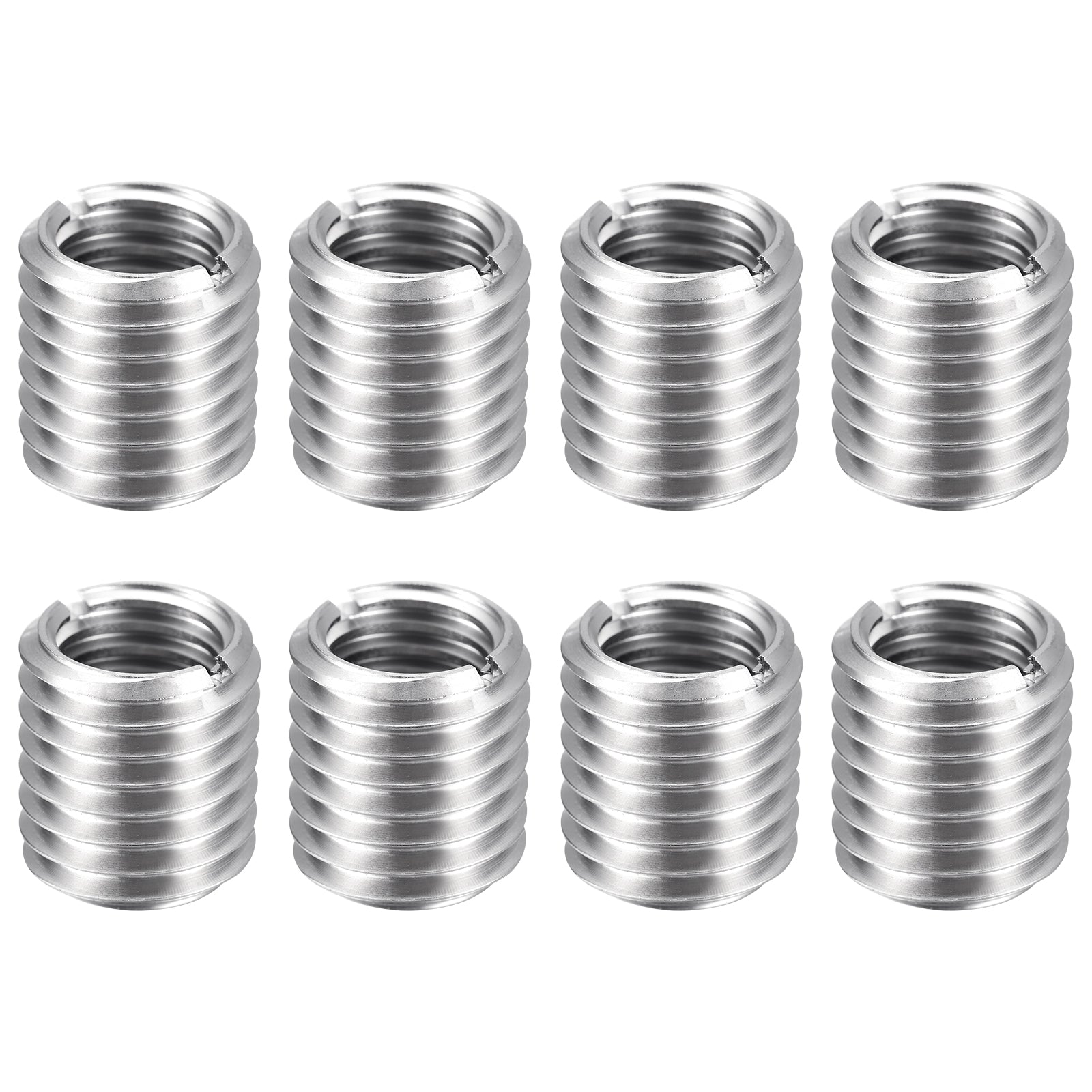 8pcs Thread Repair Inserts M18 x 2.5 Male to M14 x 2 Female Thread 25mm ...