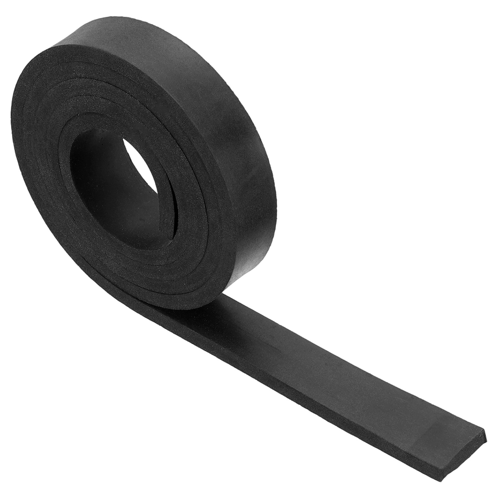 Neoprene Rubber Strips 1" x 1/4" x 4', Solid Rubber Roll Pad Insulation ...