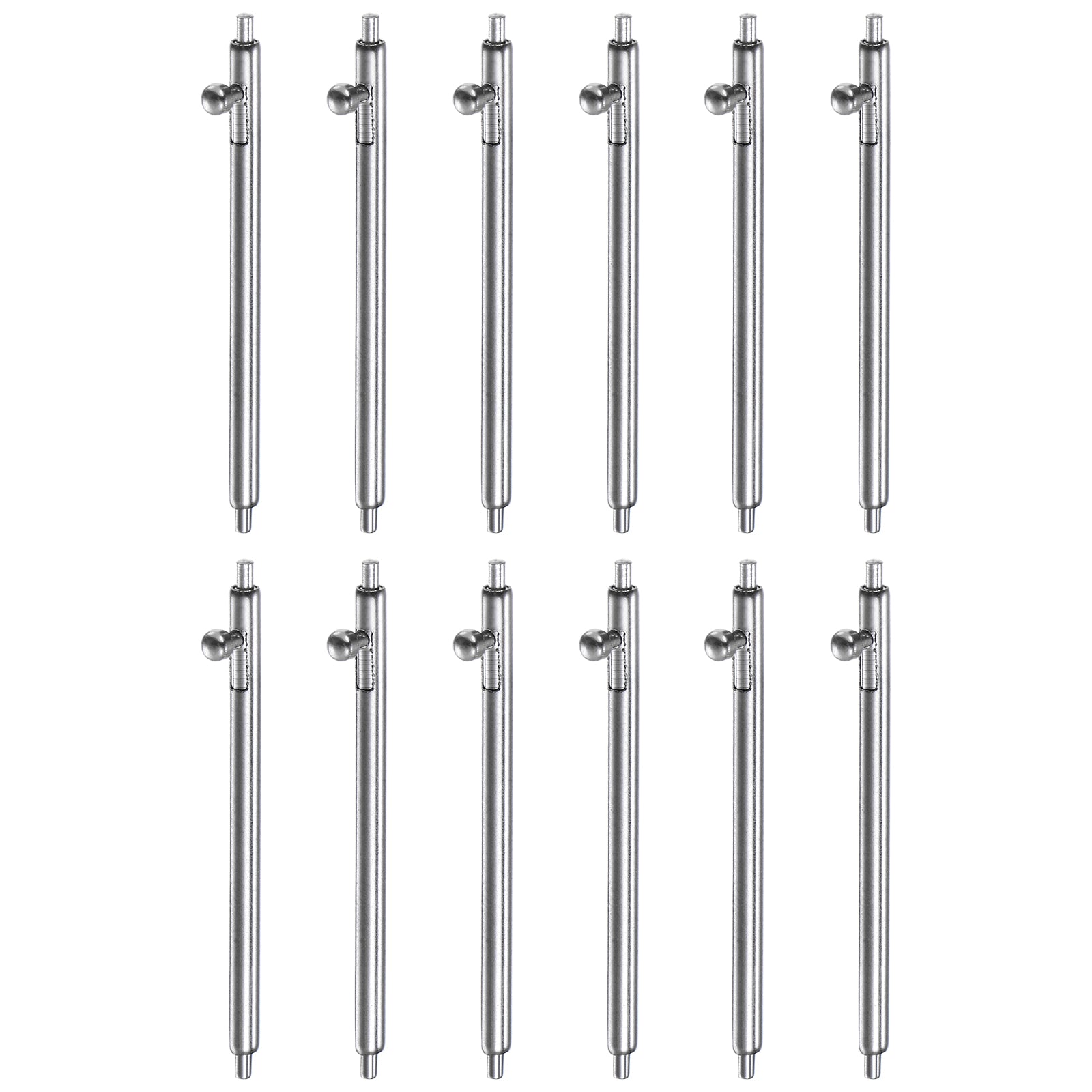 12pcs 22mm Quick Release Spring Bar 1.5mm Diameter Stainless Steel ...