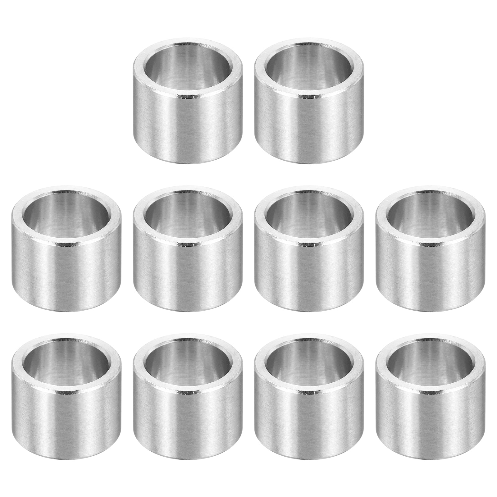 12Pcs M12 Stainless Steel Spacers Metal Spacer 12mm ID x 16mm OD x 13mm ...