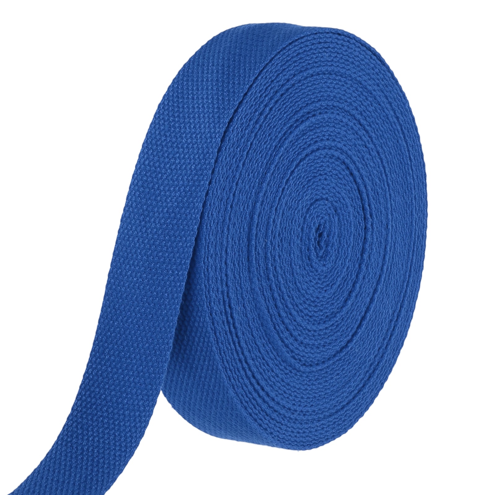 Cotton Webbing 1.3 Inch 11 Yard Polyester Cotton Webbing Strap, Blue ...