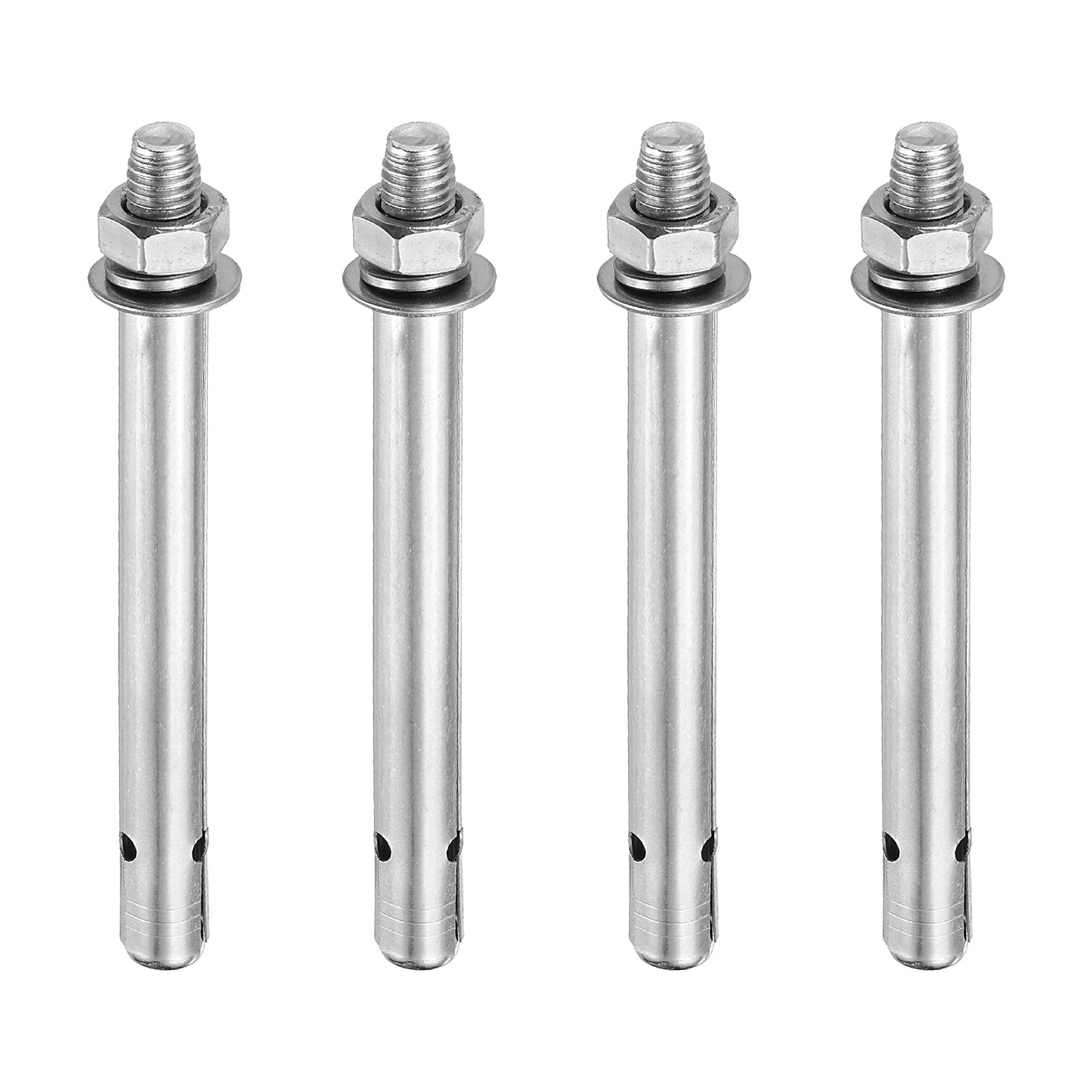 M8x100mm Expansion Bolts,4PCS Stainless Steel External Hex Expansion ...