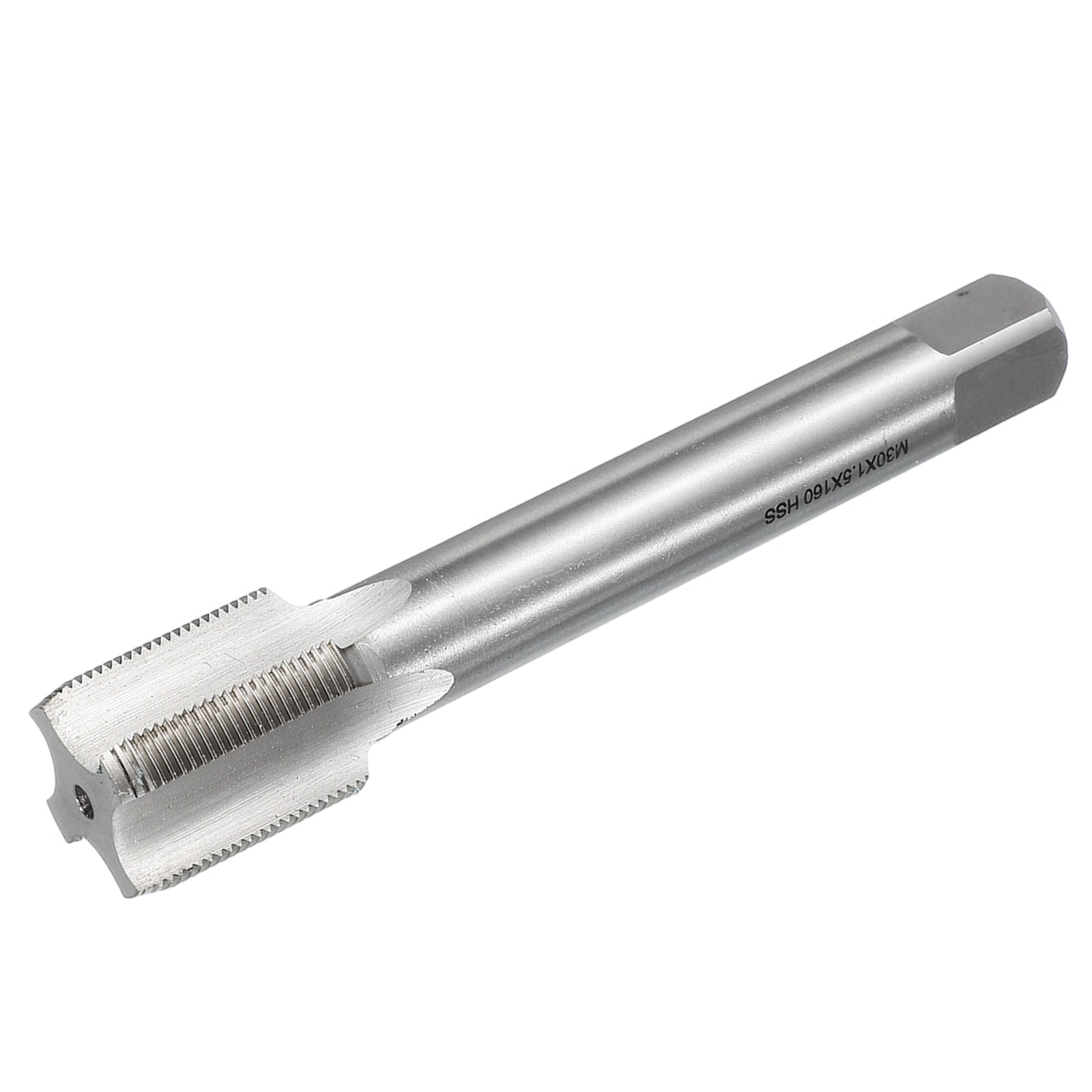Uxcell Metric Thread Tap M30 x 1.5 H2 160mm Extra Long Straight Flute ...