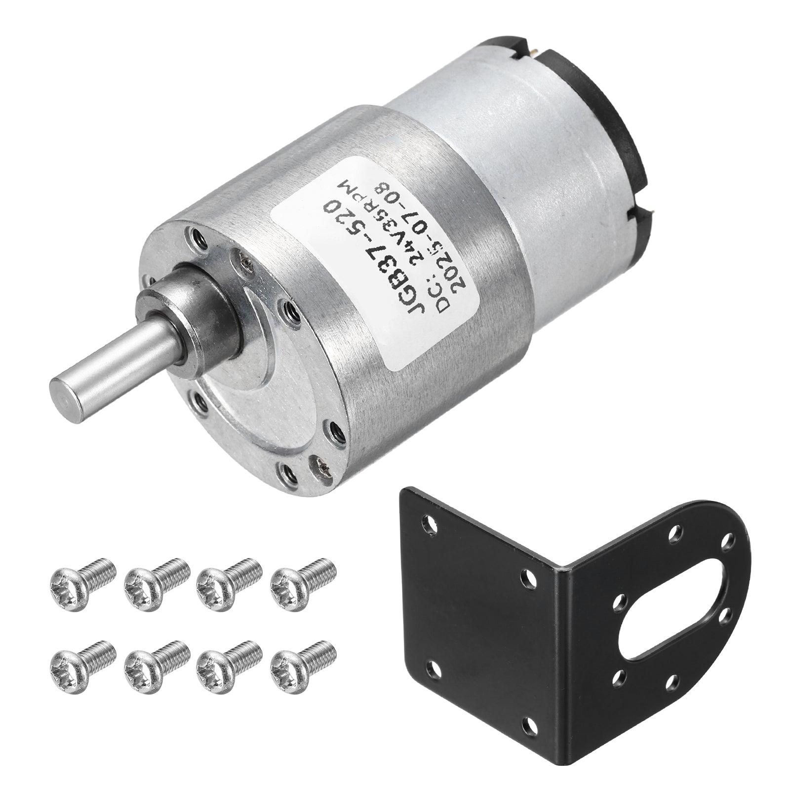 Micro Gear Box Motor Speed Reduction Geared Motor DC 24V 35RPM JGB37 ...