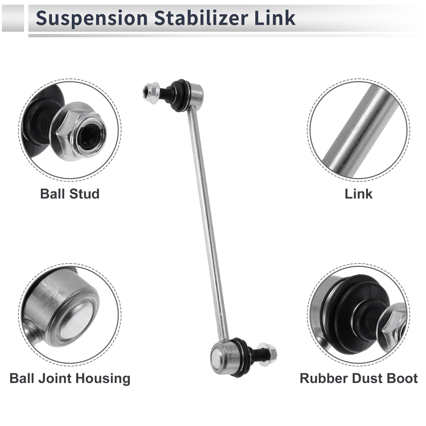 Front Stabilizer Bar Links No Bushing for PONTIAC VIBE 2003 - 2010 No ...