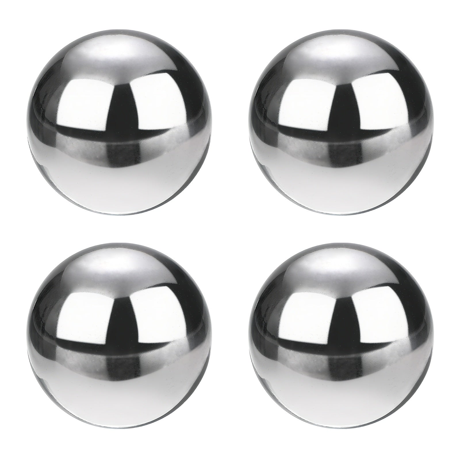 Uxcell 4Pcs Precision Balls 22.225mm Diameter 316 Stainless Steel G1000 ...