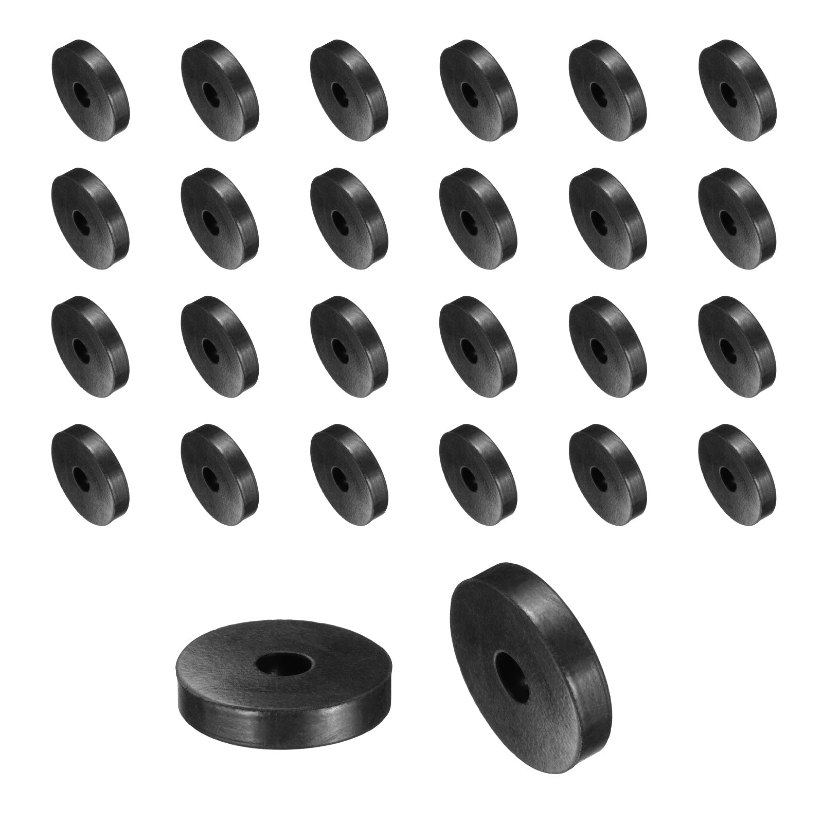 Uxcell 36 Pcs Rubber Spacers 20mm OD x 5mm ID x 4mm Height Round ...
