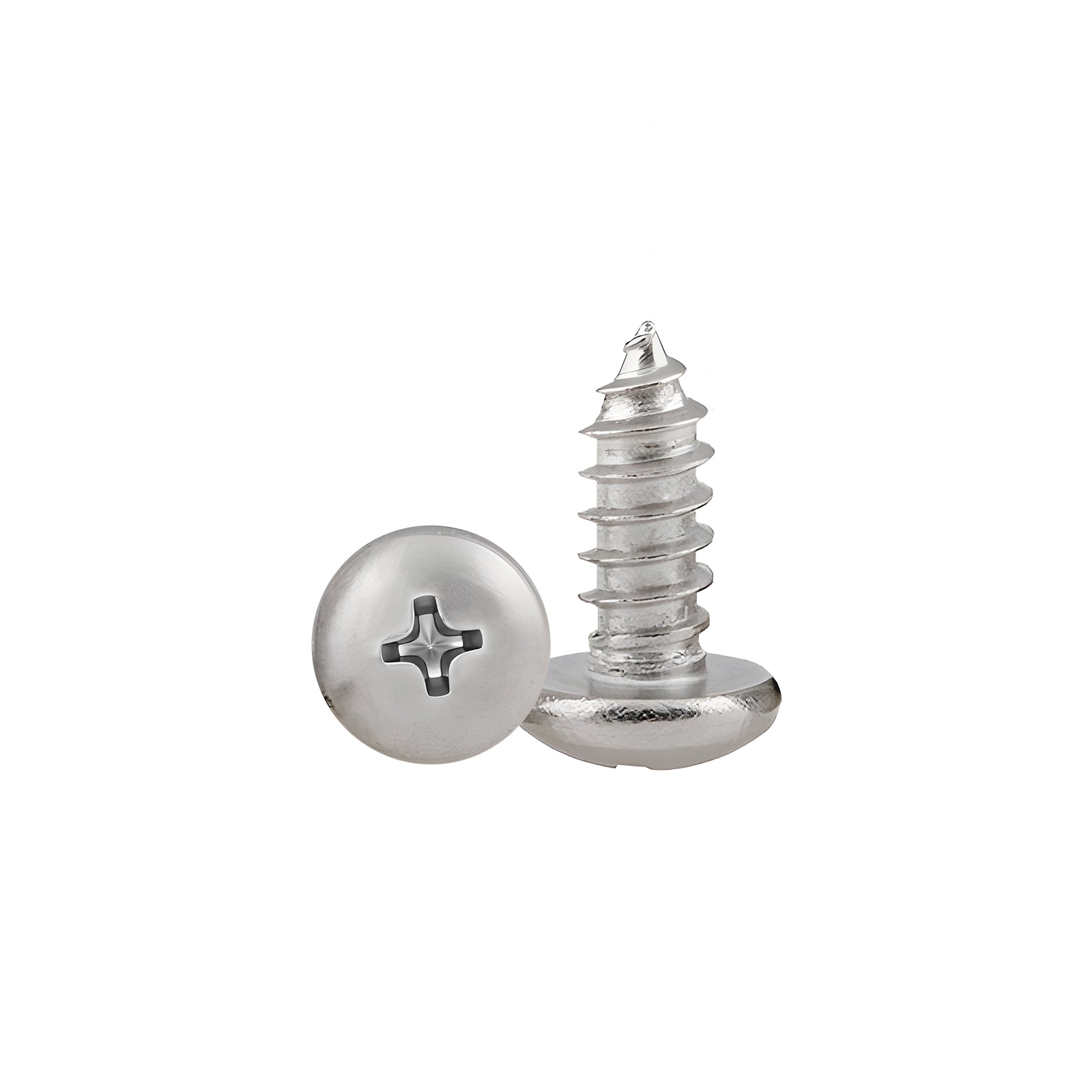 Round Head Phillips Self-Tapping Screw M3 to M6 201 Stainless Steel ...
